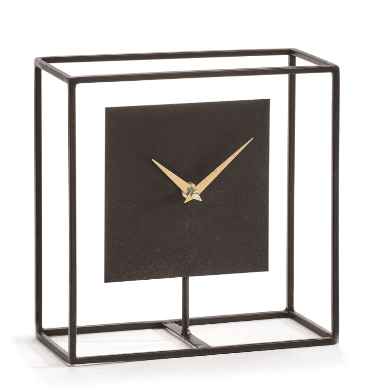 Black Table Clock - Walmart.com