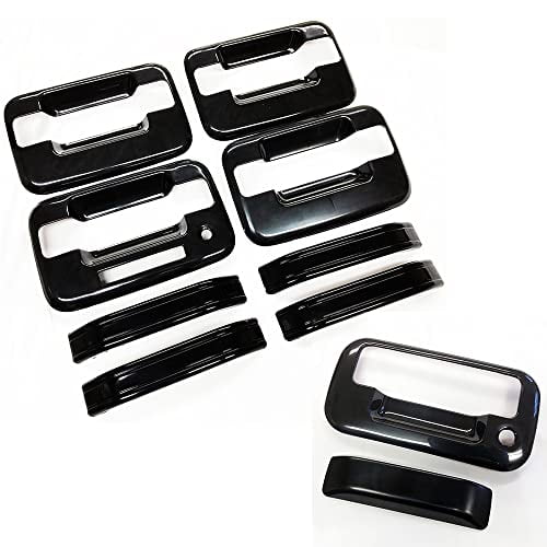 Black Tailgate Cover+Door Handle Covers Compatible with Truck - Walmart.com