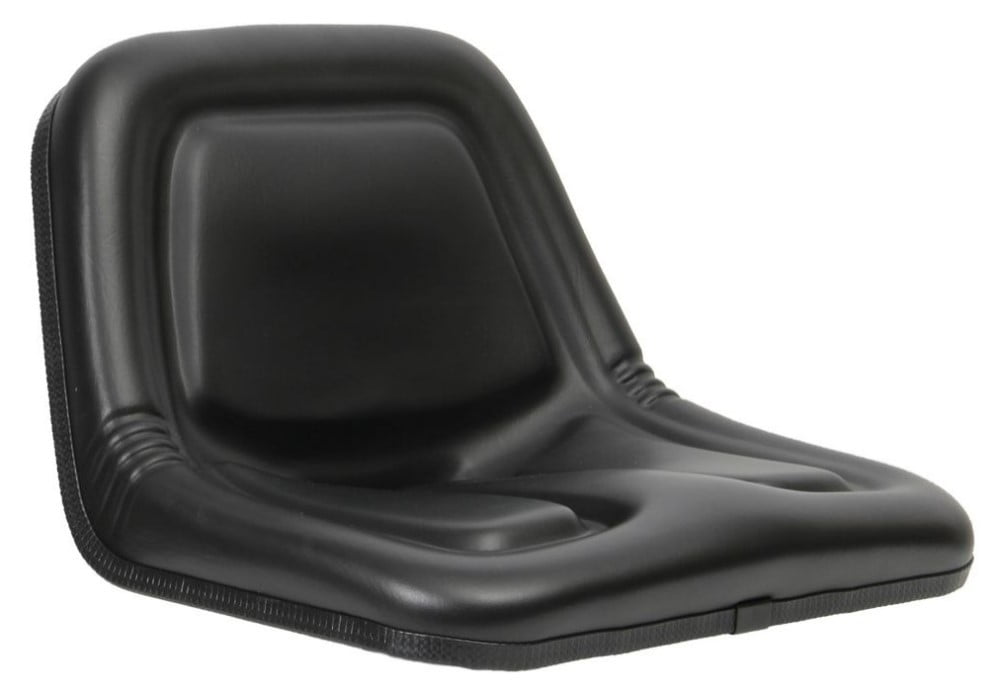 Black Talon 135001BK Deluxe High-Back Steel Pan Tractor Seat, Black ...