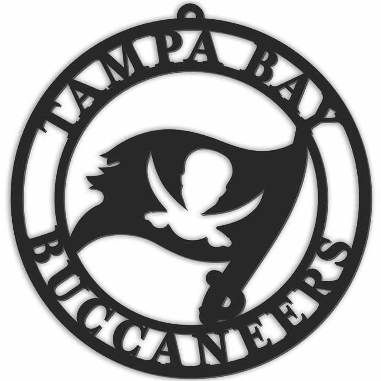 Black Tampa Bay Buccaneers 16'' Team Logo Cutout - Walmart.com
