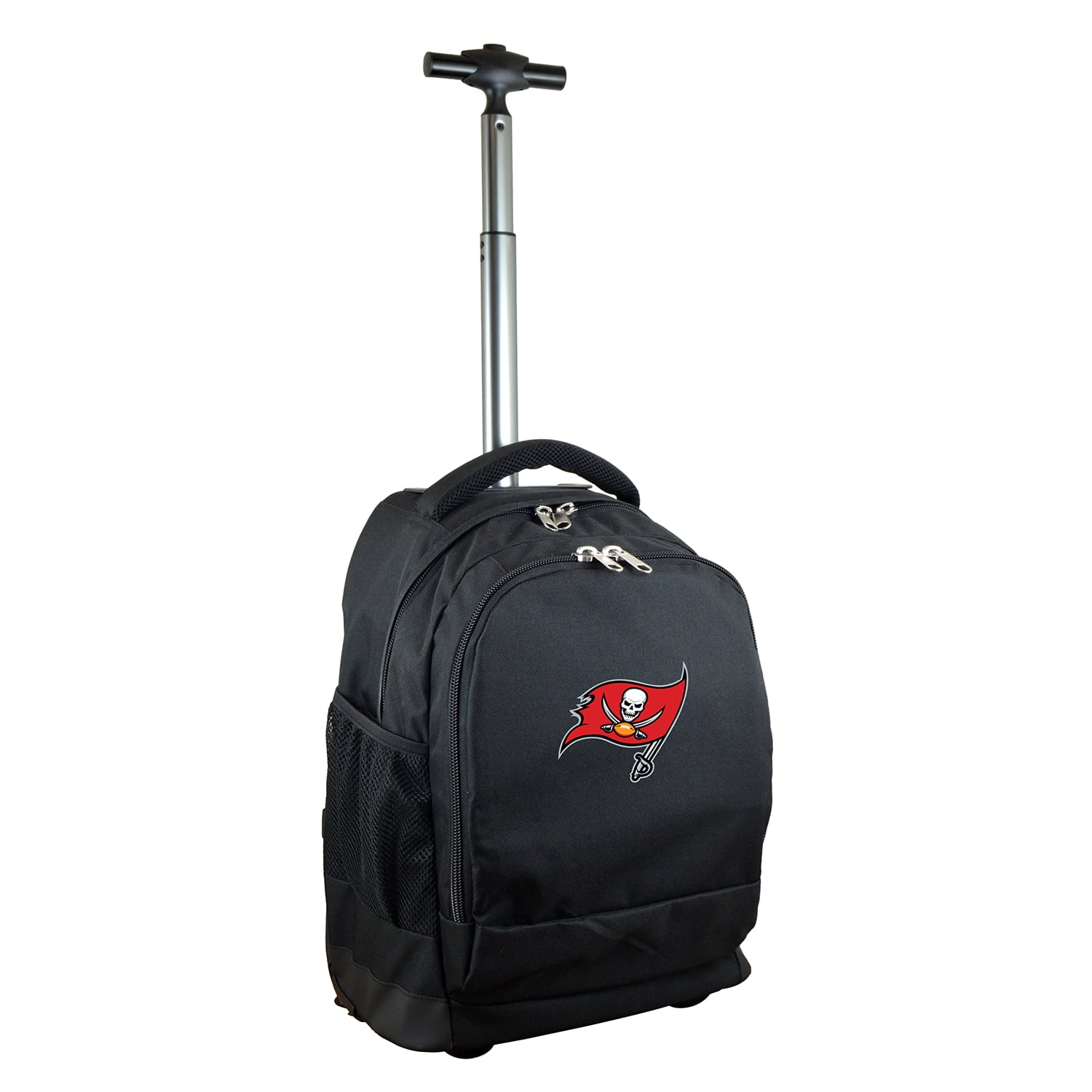 Black Tampa Bay Buccaneers 19'' Premium Wheeled Backpack - Walmart.com