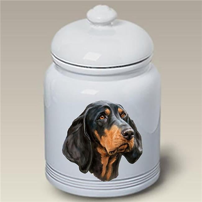 Black & Tan Coon Hound Ceramic Treat Jar - Walmart.com