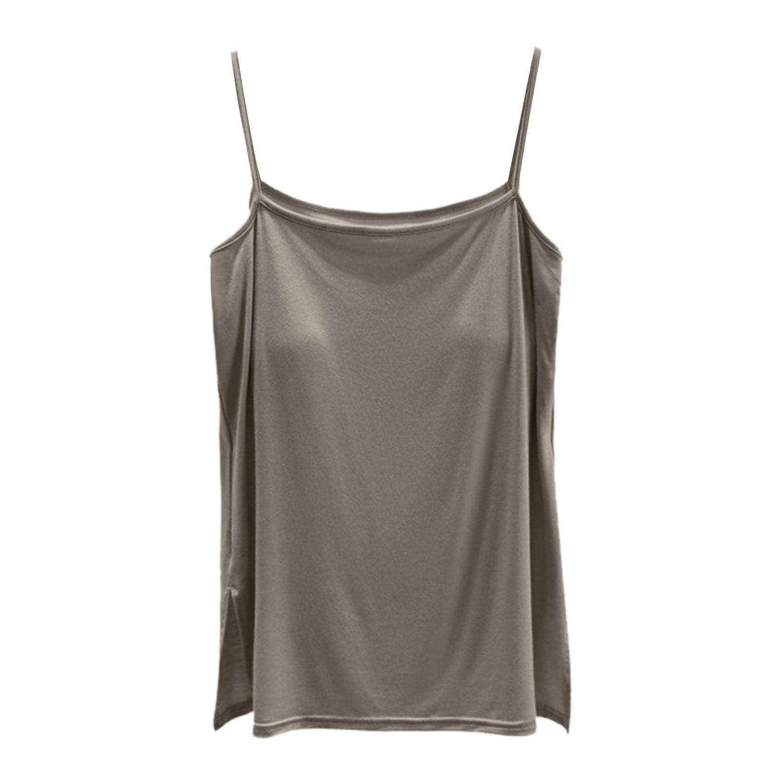 Black Tank Top Woman Women's Neck Sleeveless Knit Ribbed Fitted Casual ...