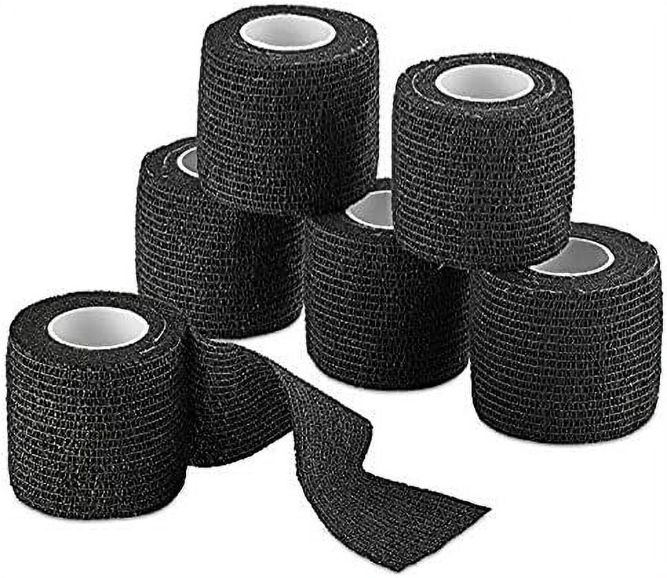 Black Tattoo s Grip Cover Bandage Rolls Self Adherent Cohesive Tape 2 ...