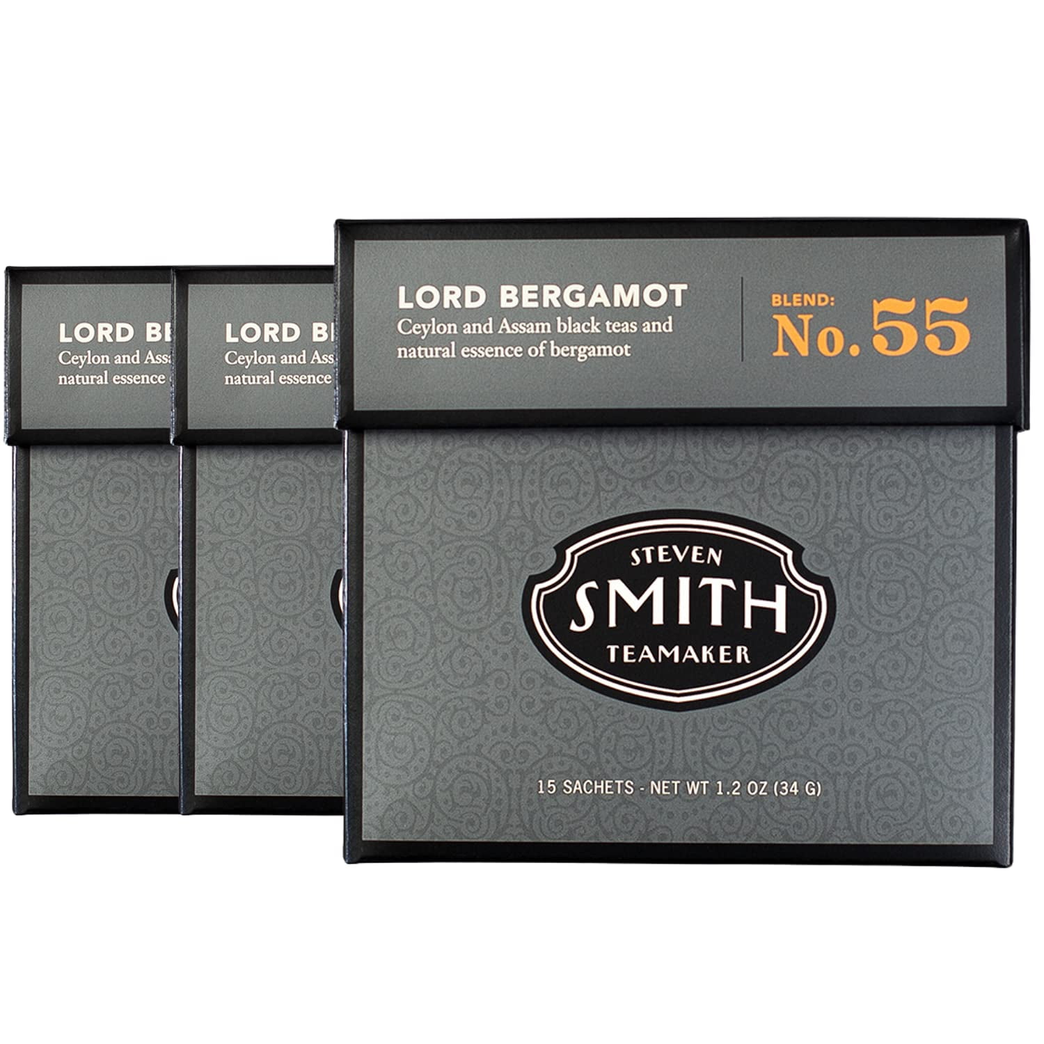 Black Tea 1.2 oz Lord Bergamot EARL GREY Blend 55 (Case of 3) - Walmart.com