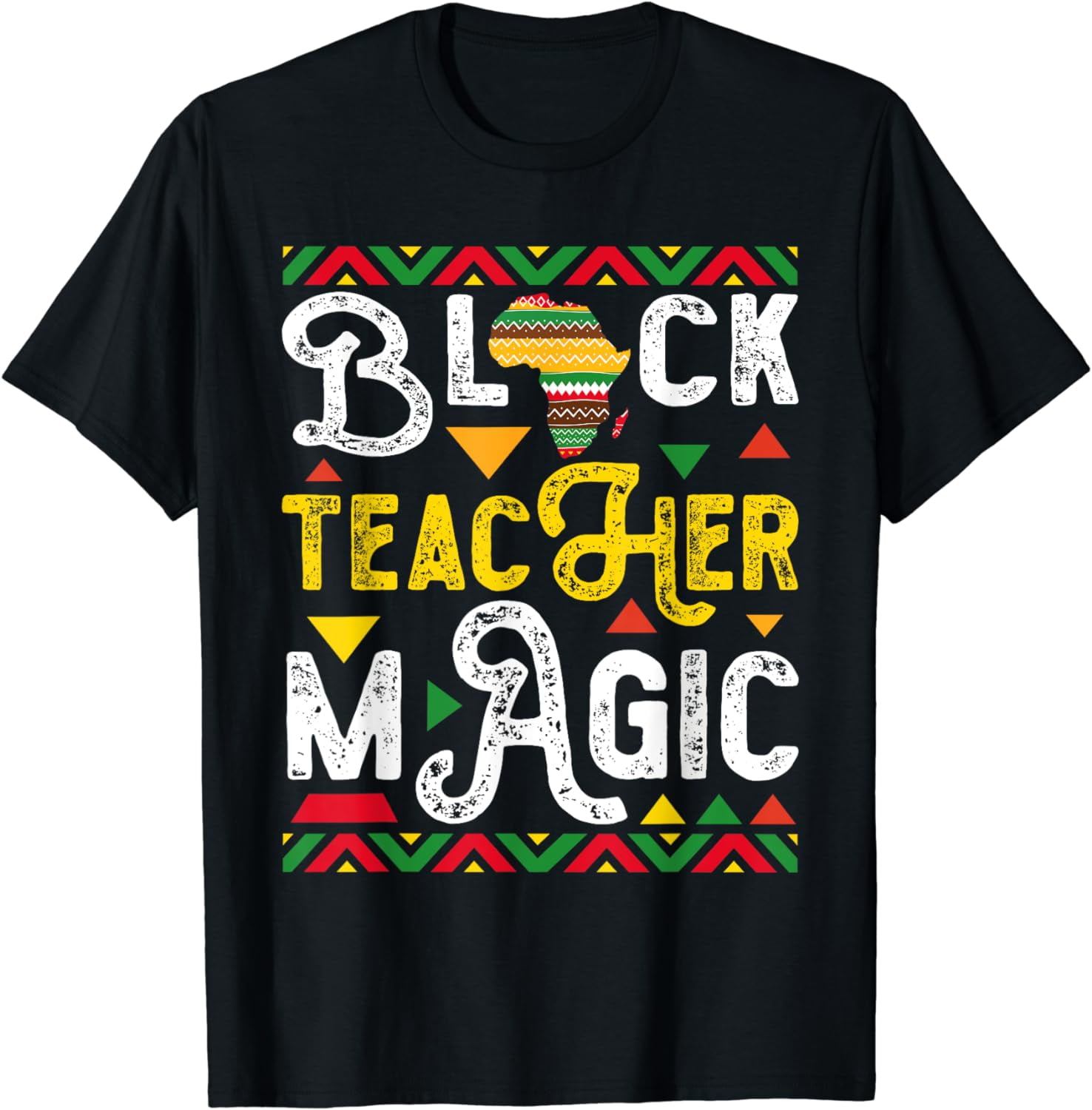 Black Teacher Magic Teacher Appreciation Black History Month T-Shirt ...