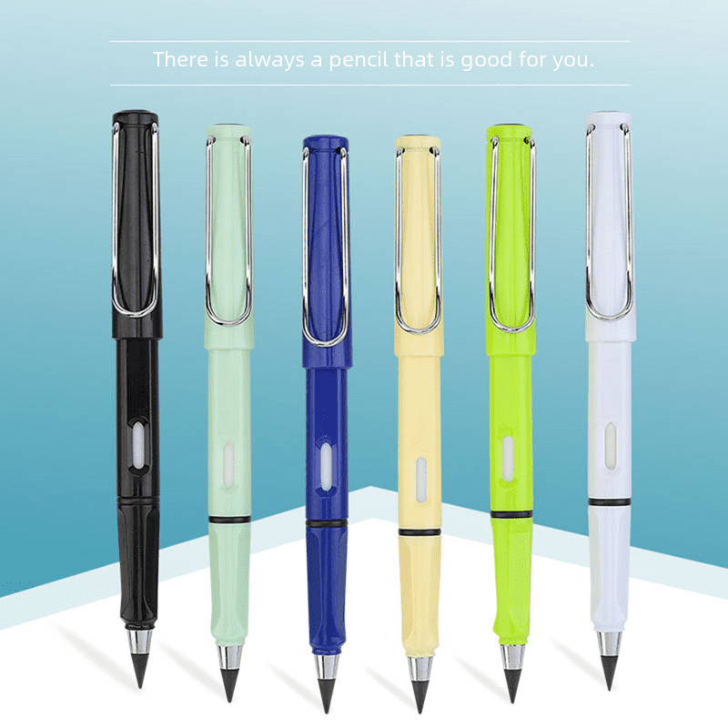 Black Technology Cut-free Color Pencil No Ink Student Eternal Positive ...