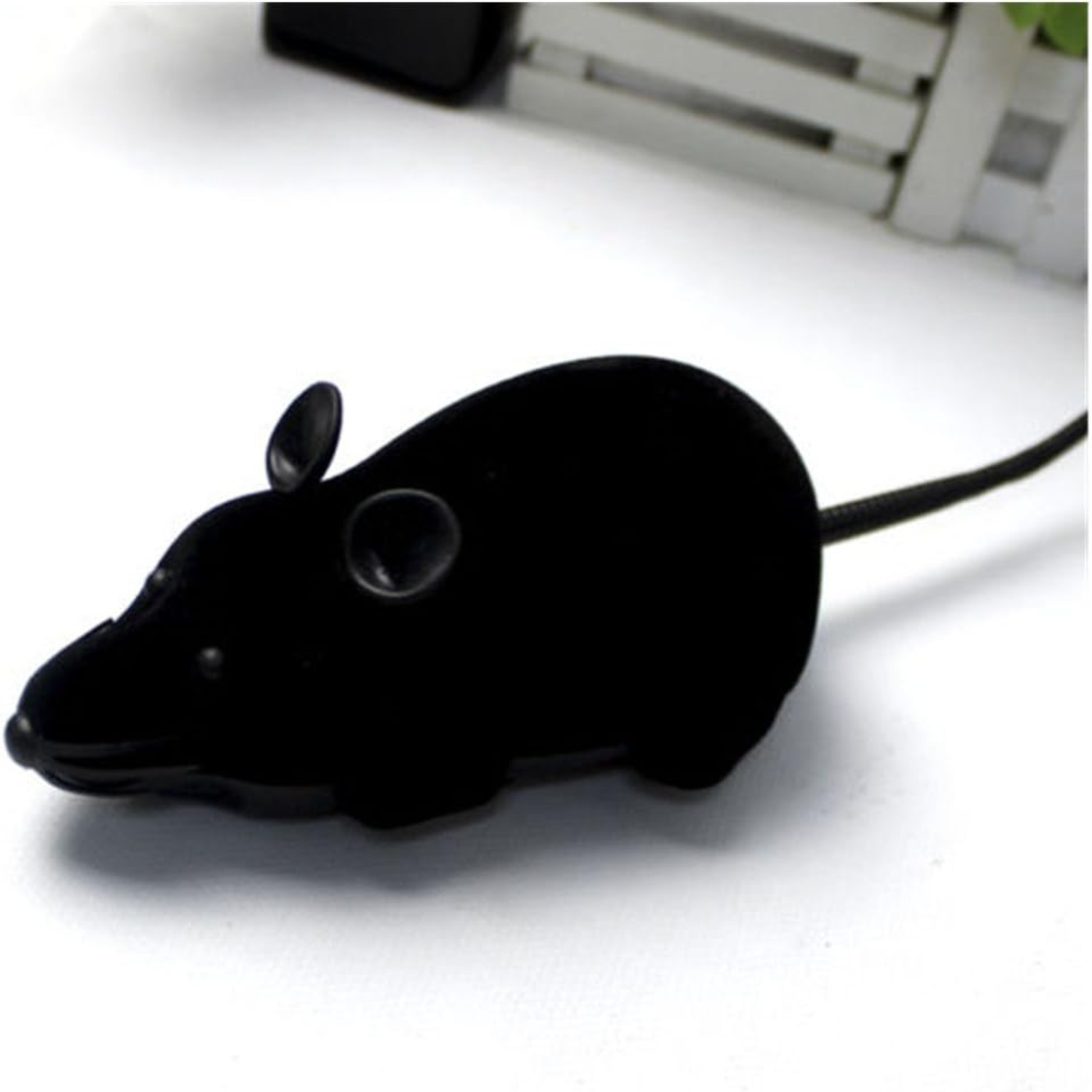 Black Terrifyingly Perfect Wireless Remote Control Fake Rat Mouse Mice ...