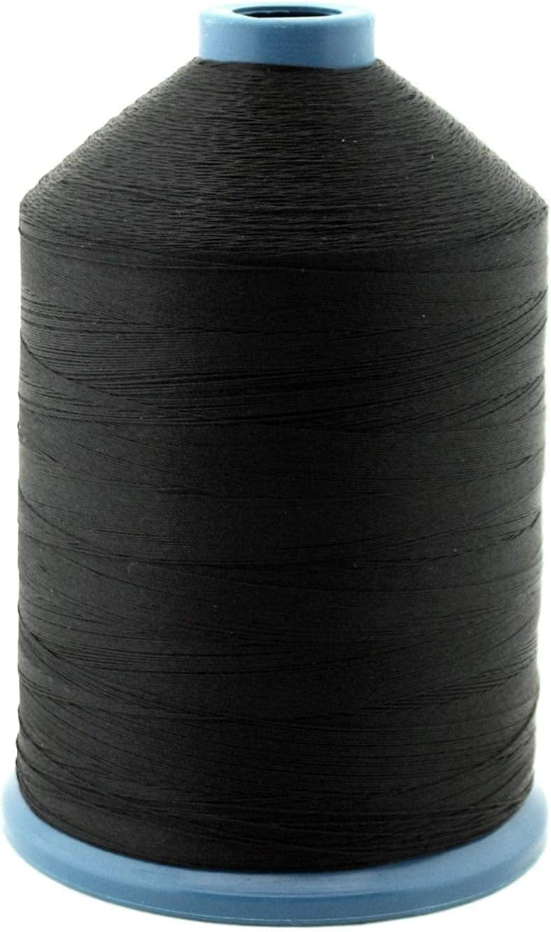Black Tex 70 Bonded Nylon Thread #69, 6000 Yards Spool For Leather ...