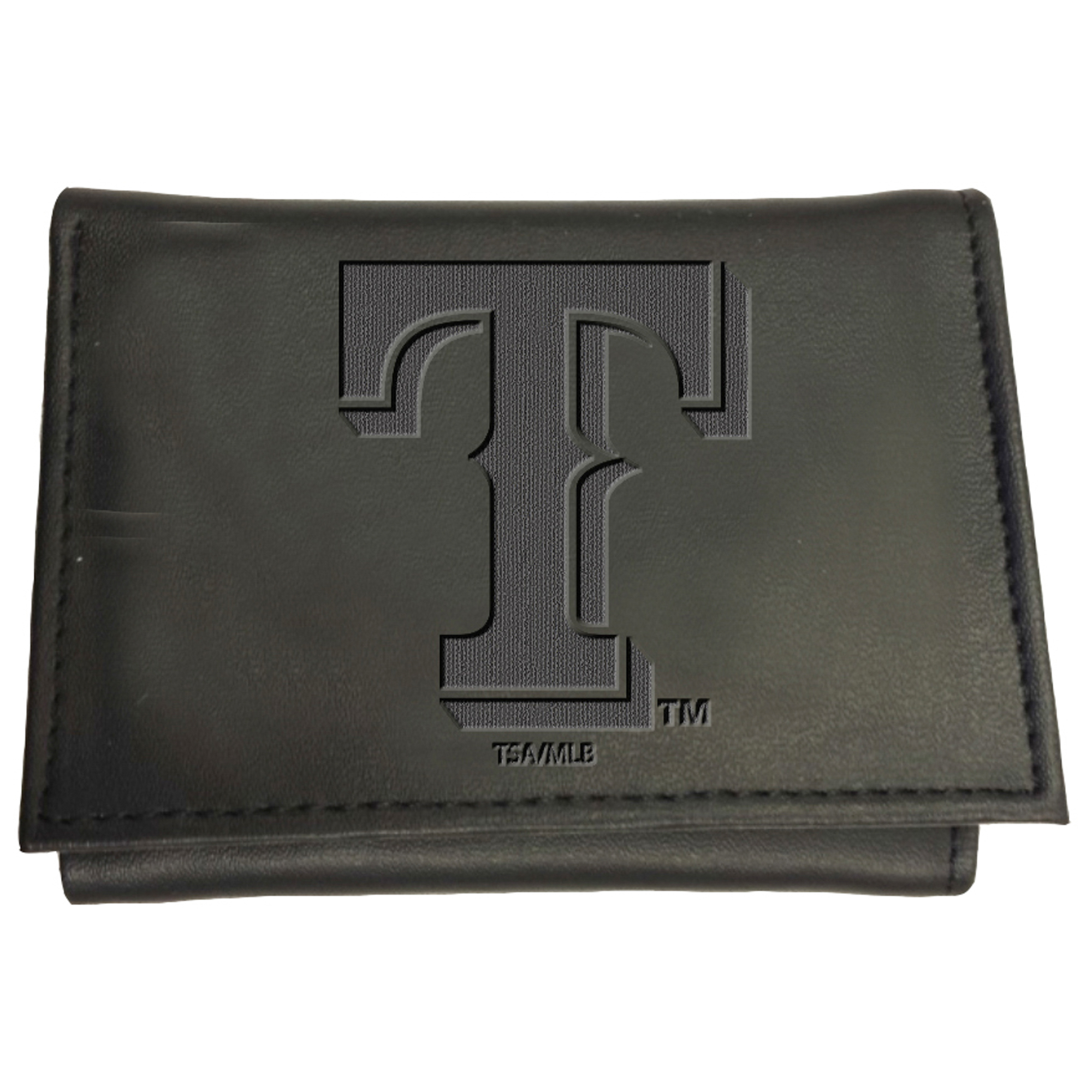 Black Texas Rangers Hybrid Tri-Fold Wallet - Walmart.com