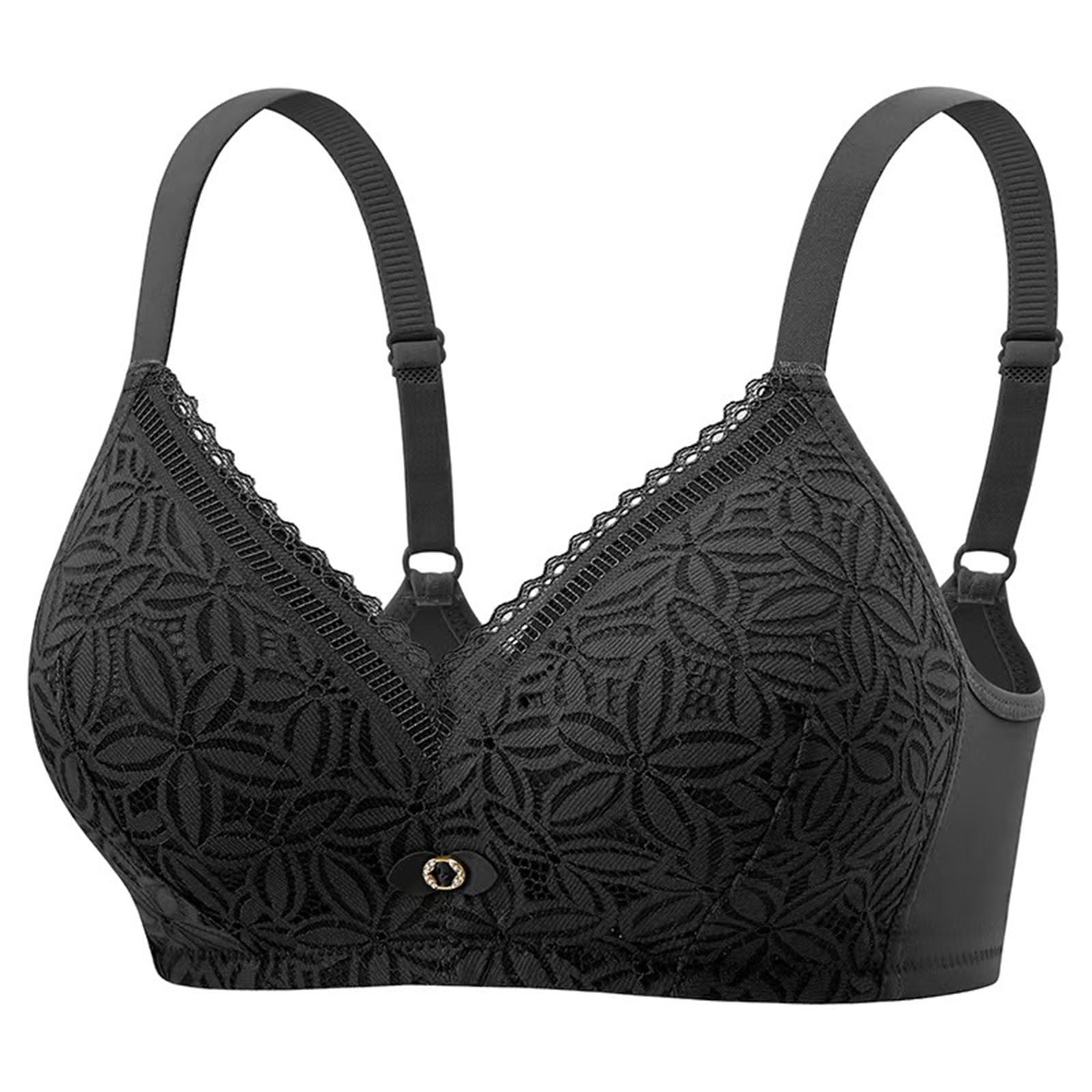 Black Thin Seamless Wireless Basic Bralette for Teen Girls Lace Spandex ...
