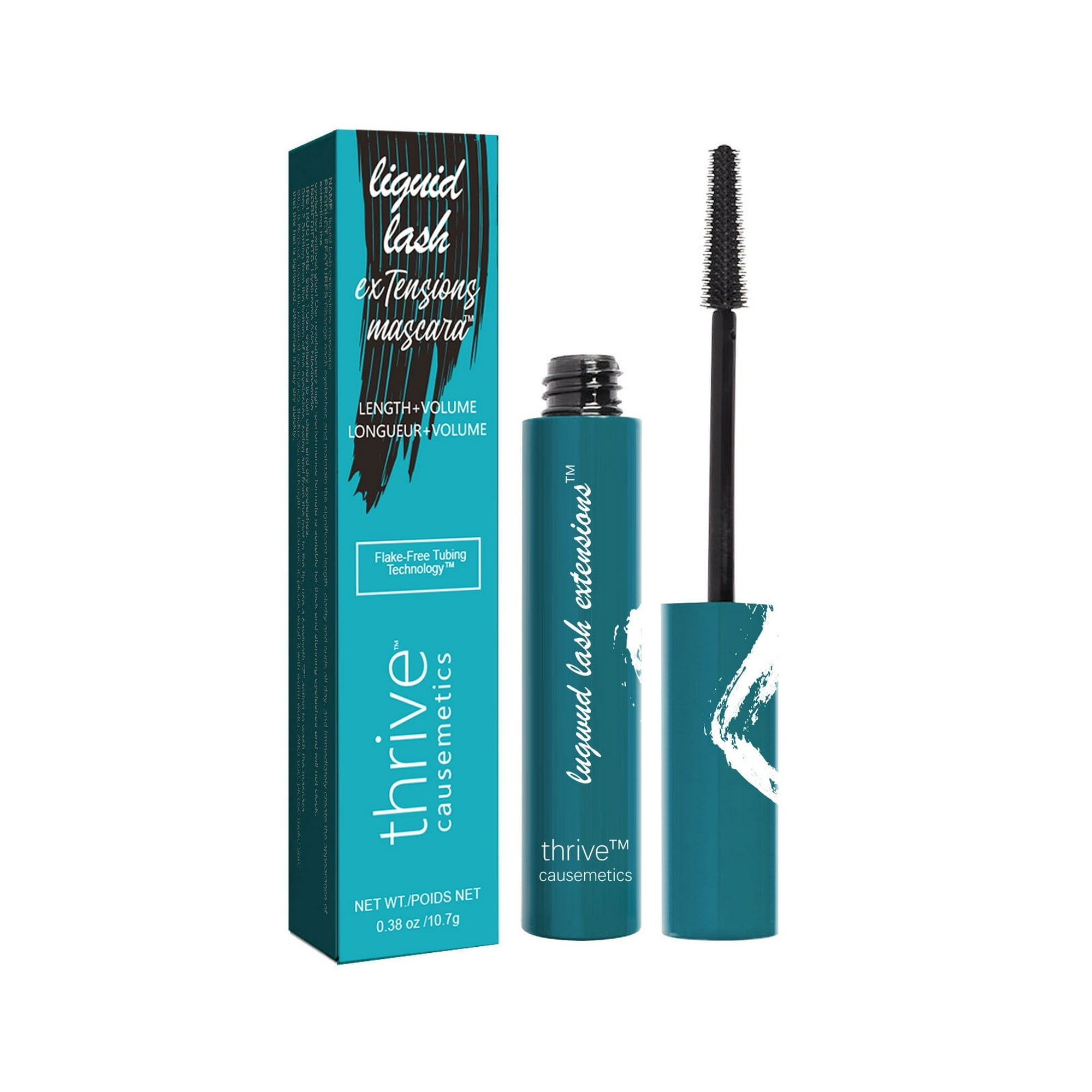 Black Thrive Mascara Liquid Lash Extension-Black Mascara for Natural ...