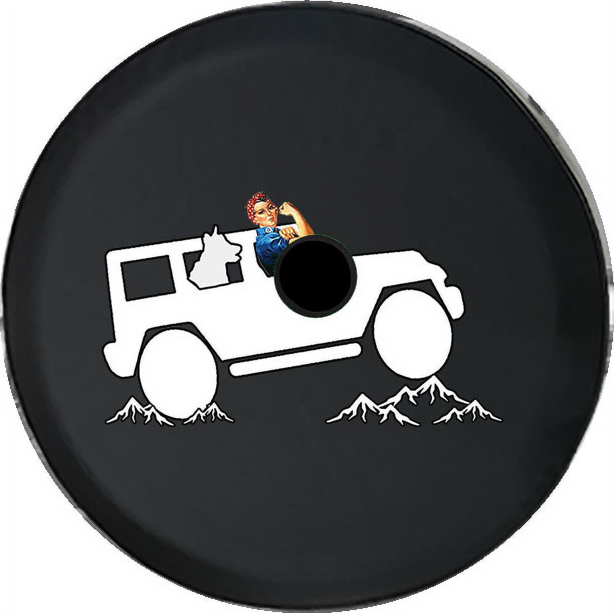 Black Tire Covers - Tire Accessories for Campers, SUVs, Trailers ...