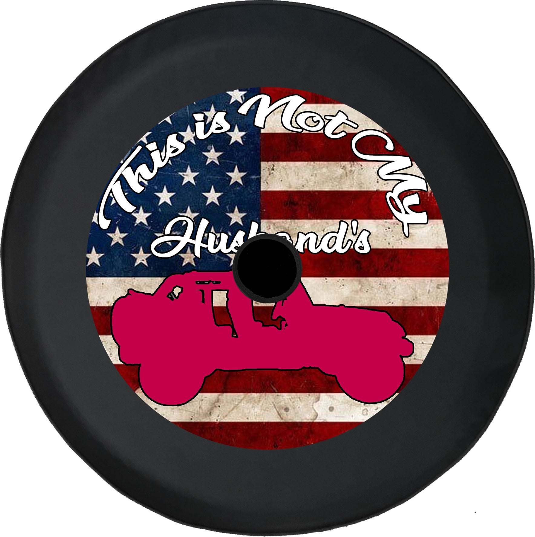 Black Tire Covers - Tire Accessories for Campers, SUVs, Trailers, Trucks, RVs and More | Pink ...