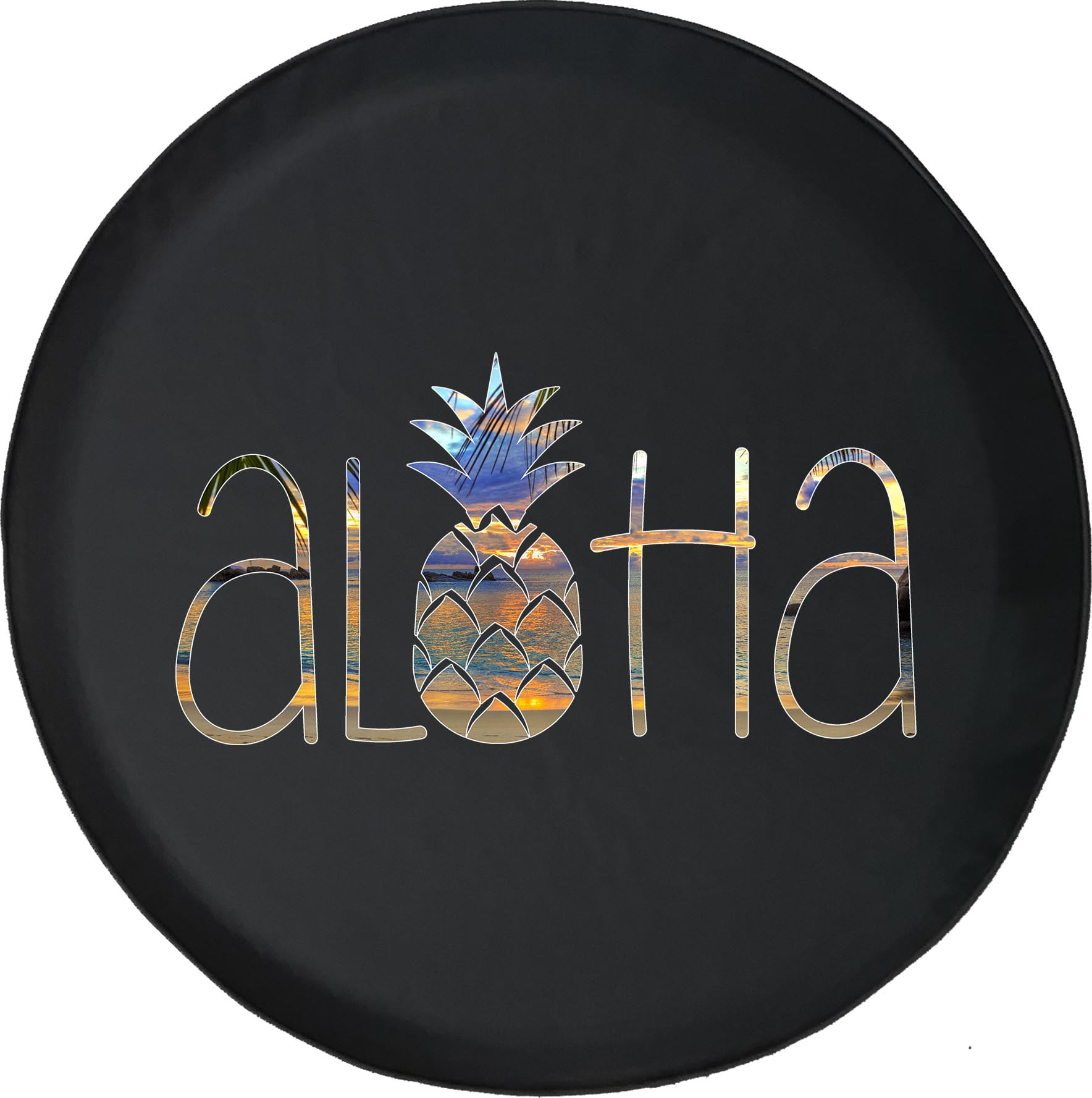 Black Tire Covers - Tire Accessories for Campers, SUVs, Trailers, Trucks, RVs and More | Aloha ...