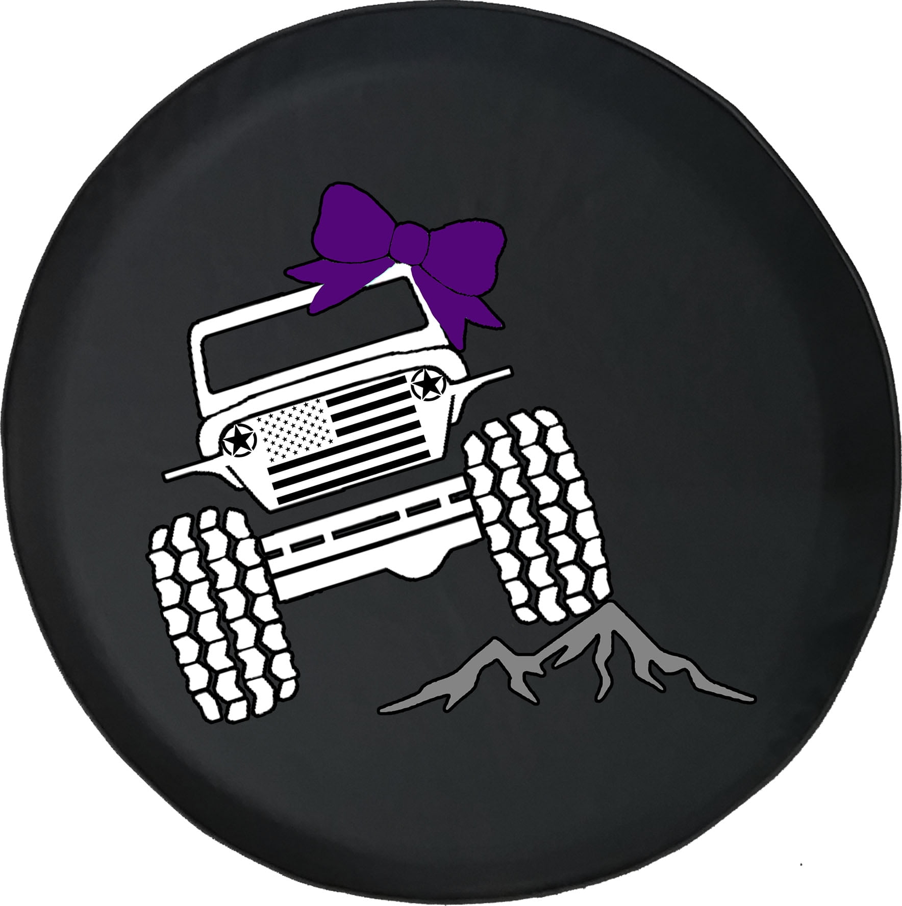 Black Tire Covers - Tire Accessories for Campers, SUVs, Trailers ...