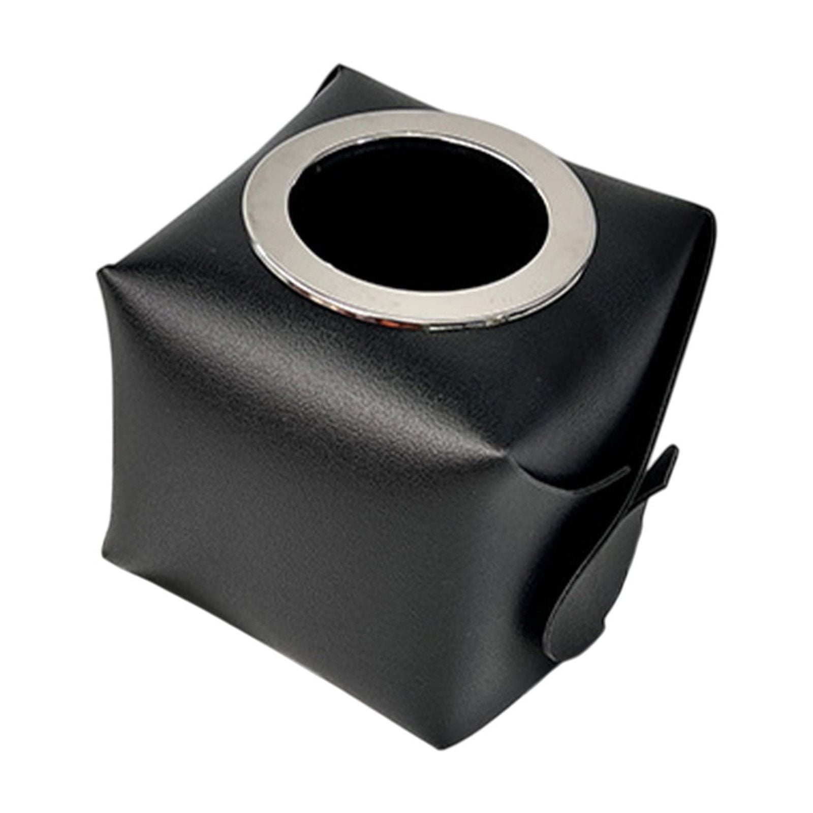 Black Tissue Box Black Diy Assembly Paper Towel Holder Countertop ...