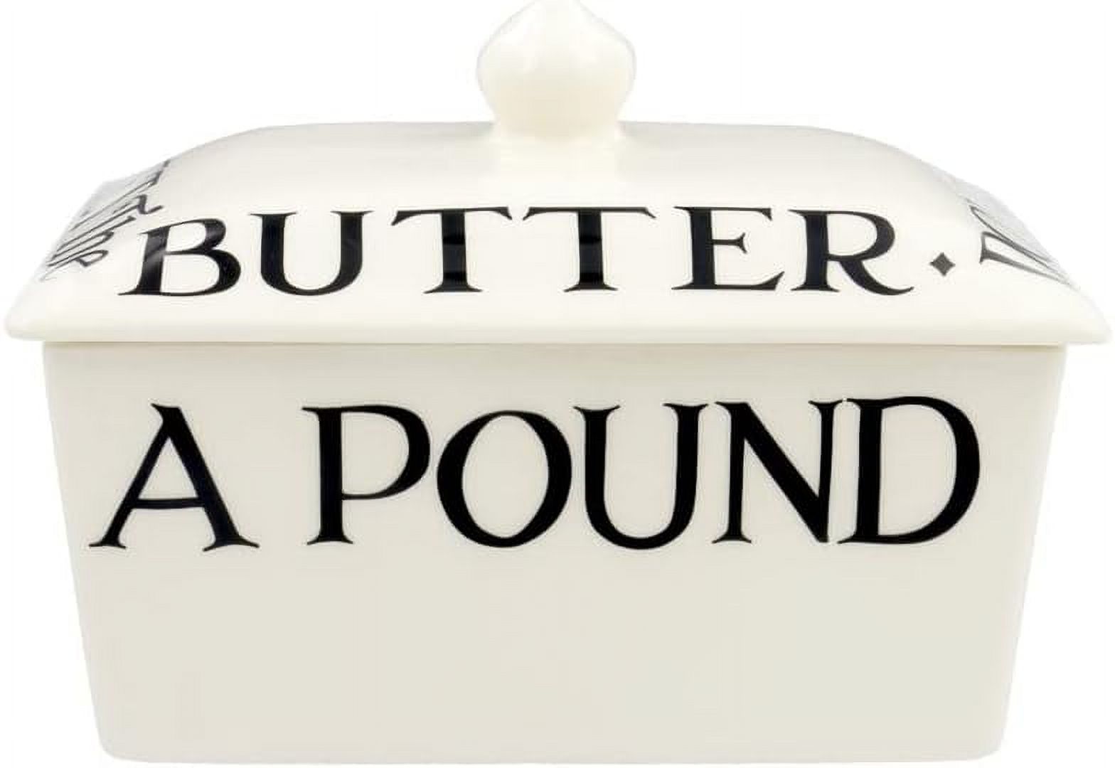 Black Toast Small Butter Dish - Walmart.com