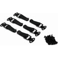 Black Toggle Latch, (6 Pack 75mm Overall Length) Stainless Steel Spring ...