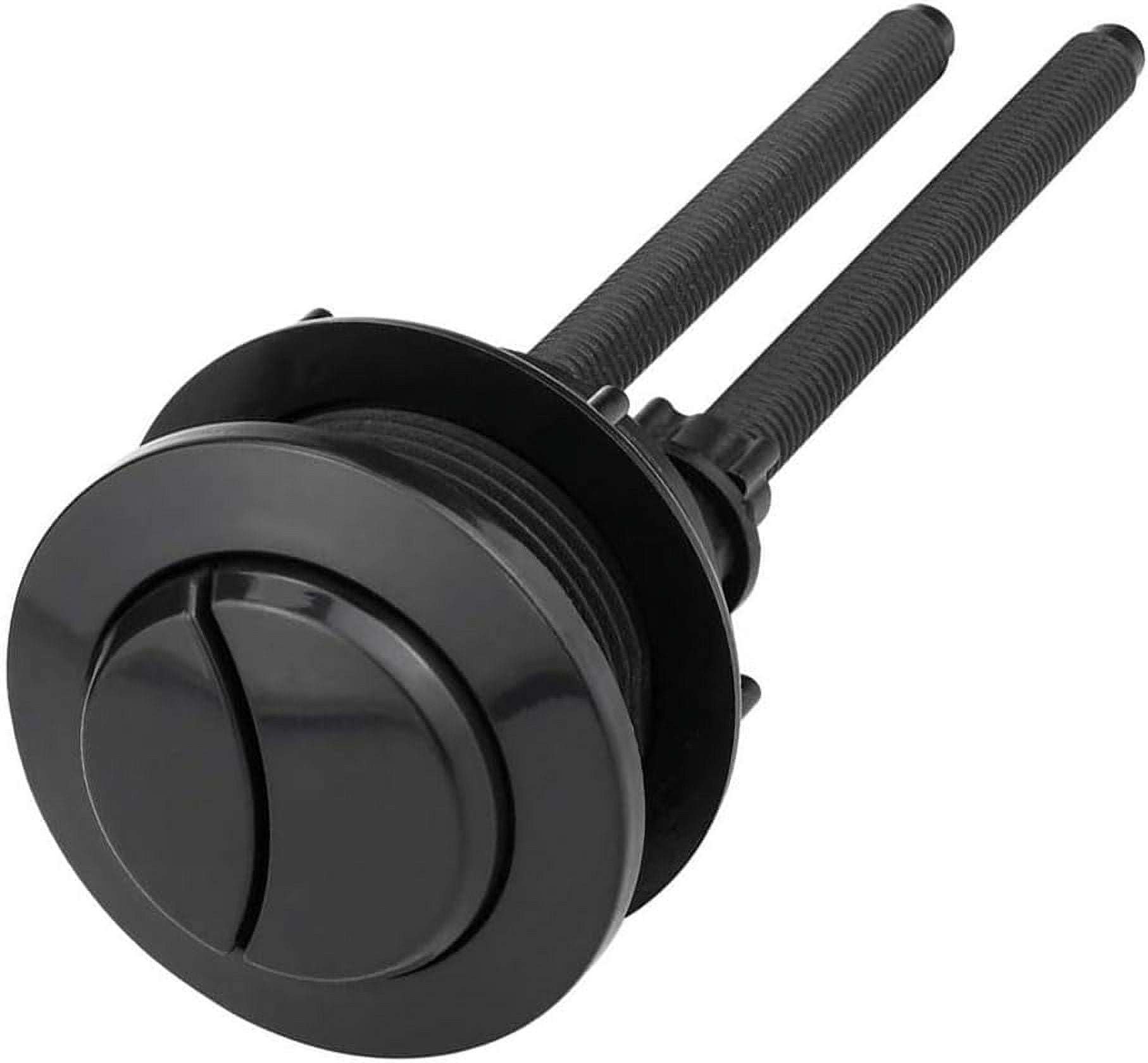 Black Toilet Flush Button, 1pcs 38mm Dual Toilet Flush Button Round ...