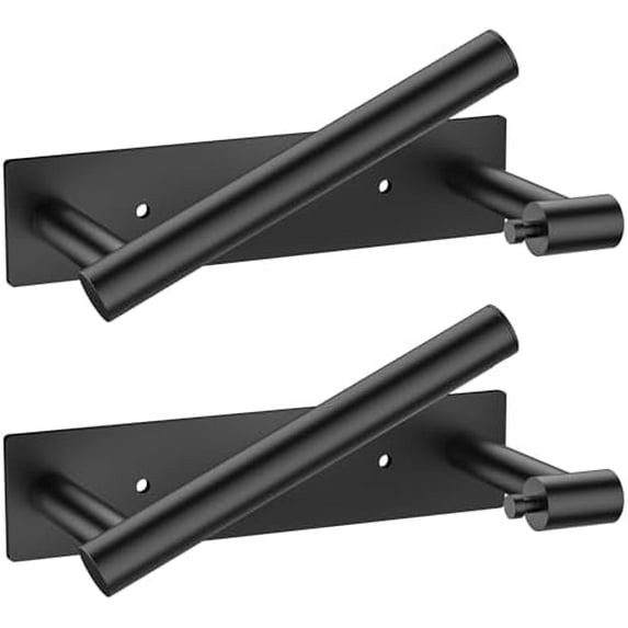 Black Toilet Paper Holder, Adhesive or Wall Mounted Options, Stainless ...