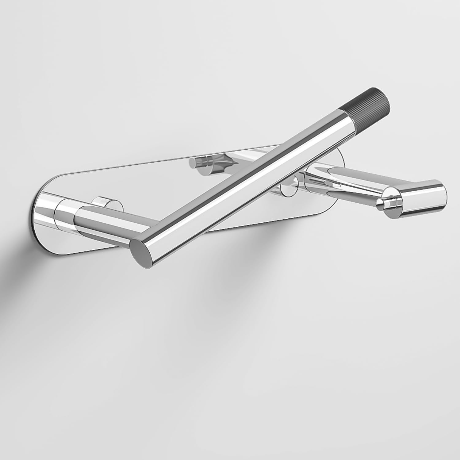 Black Toilet Paper Holder - Bathroom Toilet Paper Holder Adhesive or ...