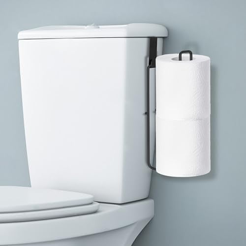 Black Toilet Paper Holder, Bathroom Toilet Paper Roll Holder with ...