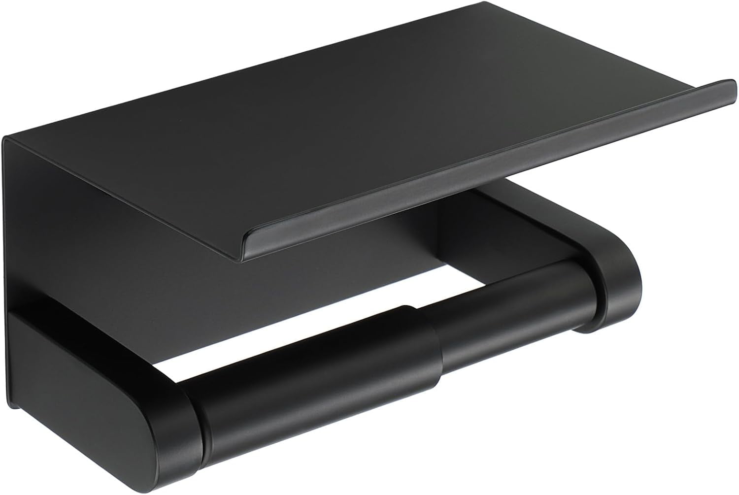 Black Toilet Paper Holder, Double Post Bathroom Toilet Paper Holder ...