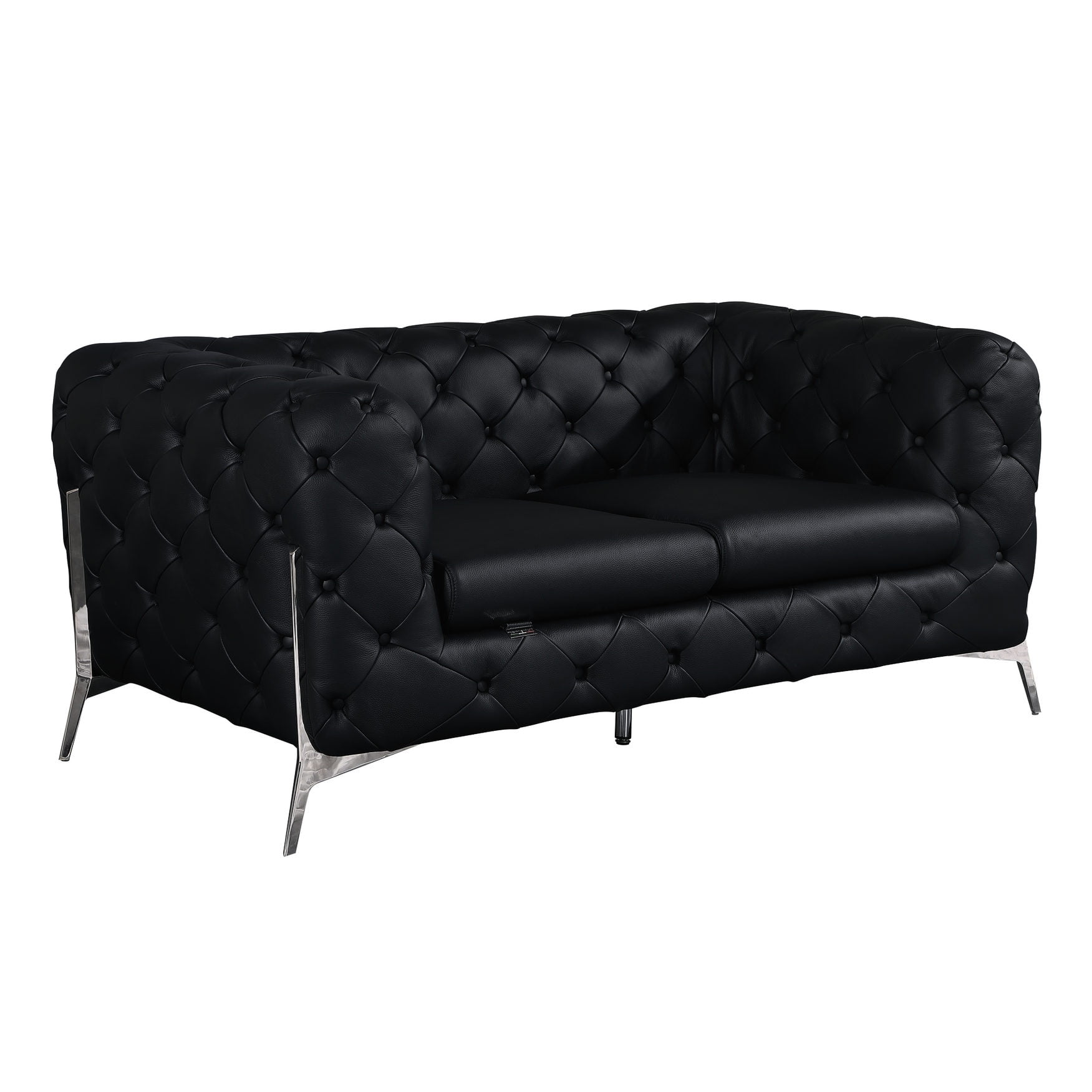 Black Top Grain - High - density Cushioning - Game Room Seating ...