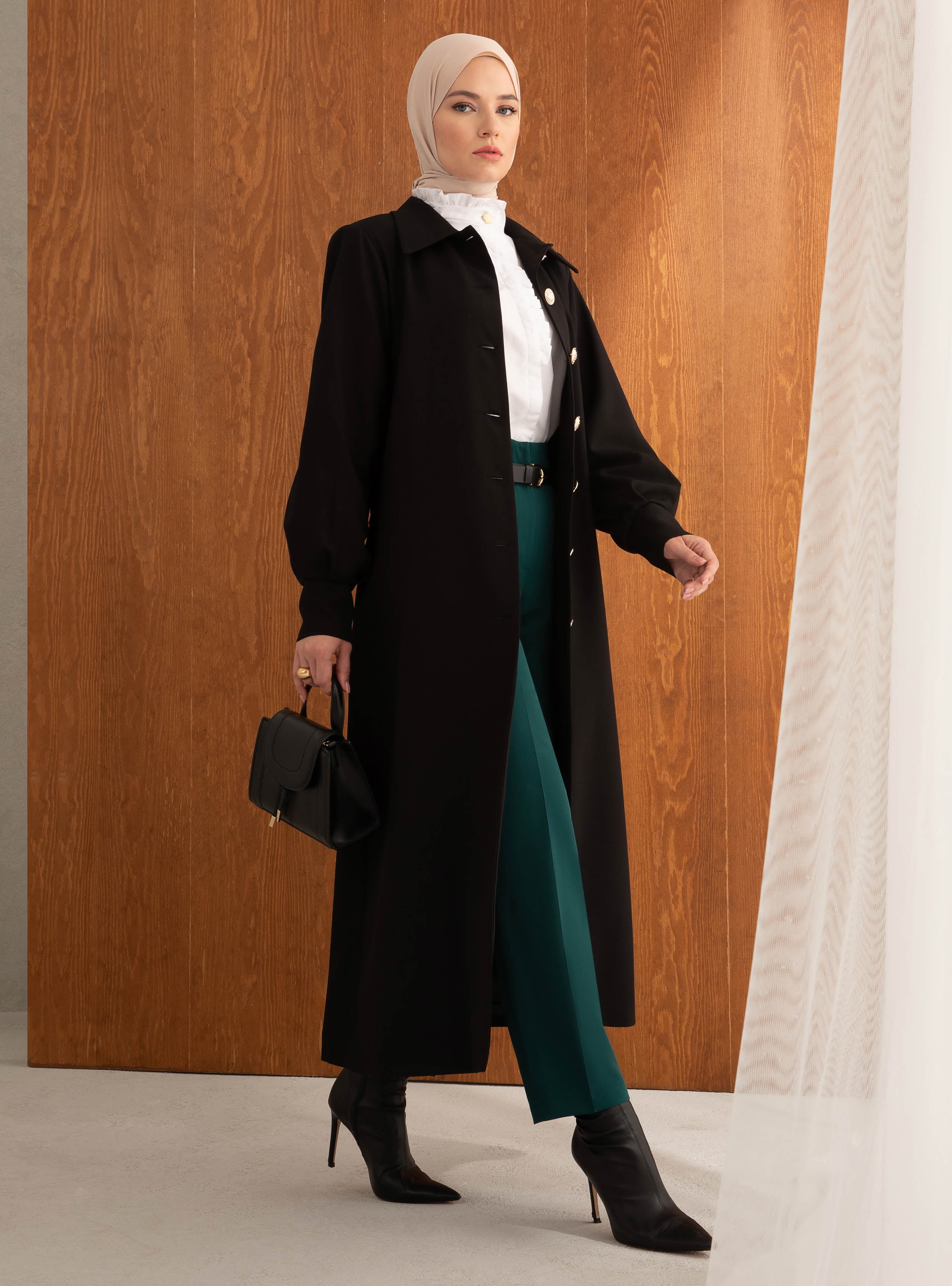 Black - Topcoat - Refka - Walmart.com