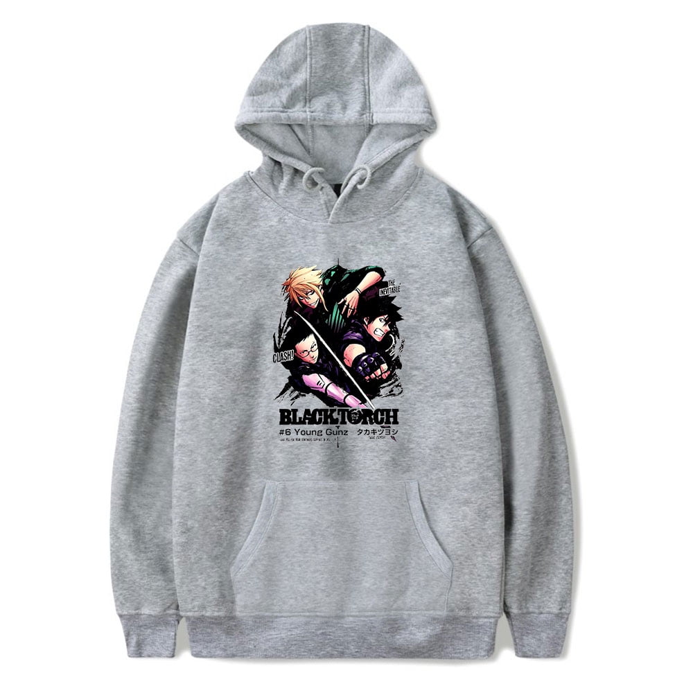 Black Torch Cosplay Merch Fashion Hoodie Long Sleeve Men Women Cute Fun ...