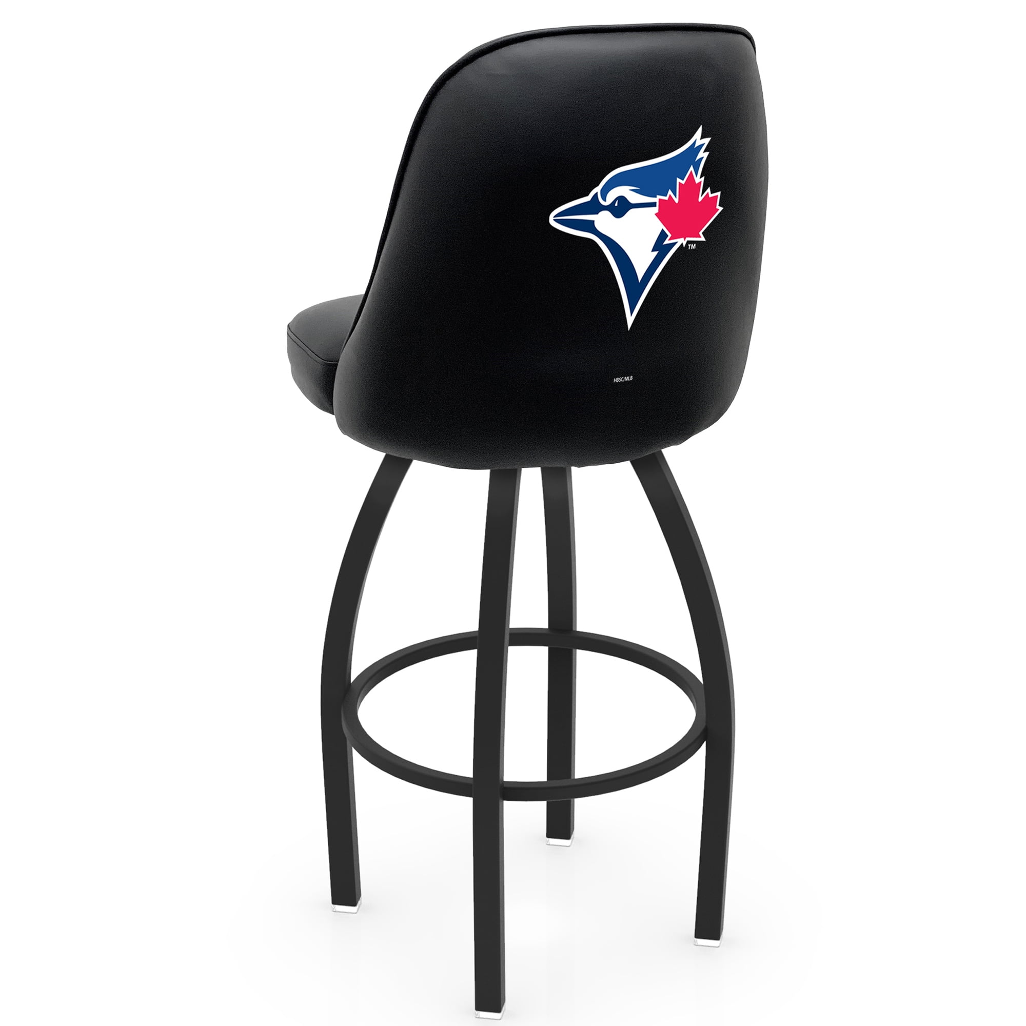 Black Toronto Blue Jays 36" Swivel Bucket Seat Bar Stool - Walmart.com