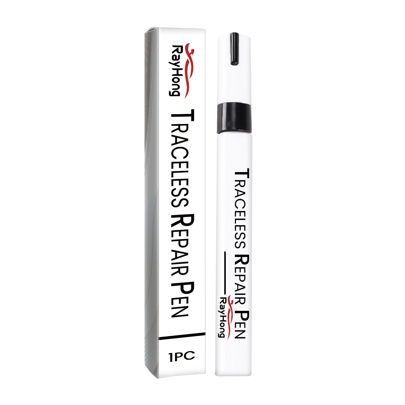 Black Touch Up Paint Pen for Cars,Car Paint Scratch Repair,Two-In-One ...