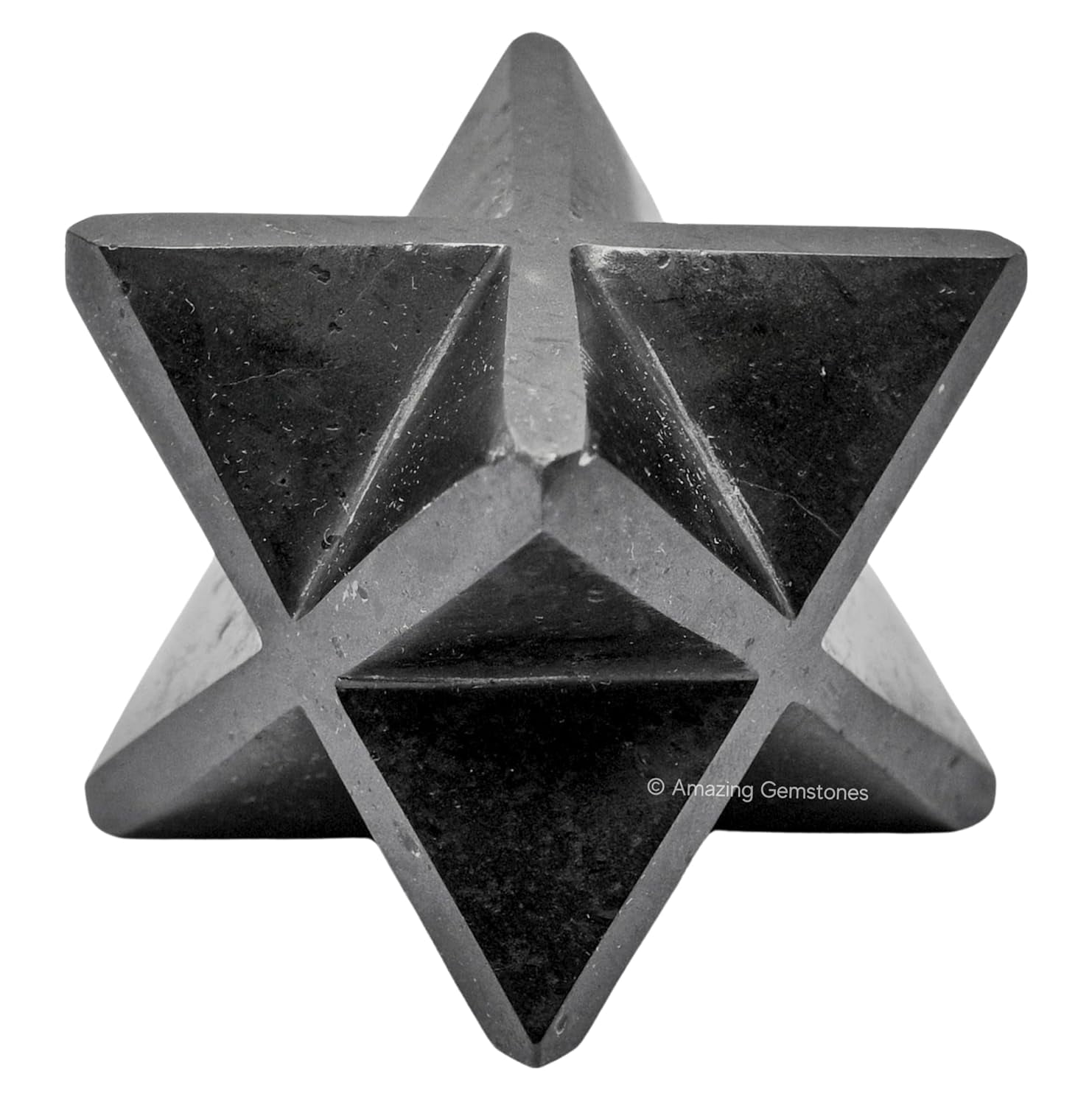 Black Tourmaline Merkaba Crystal - 2 Inches Metaphysical Merkaba Star ...