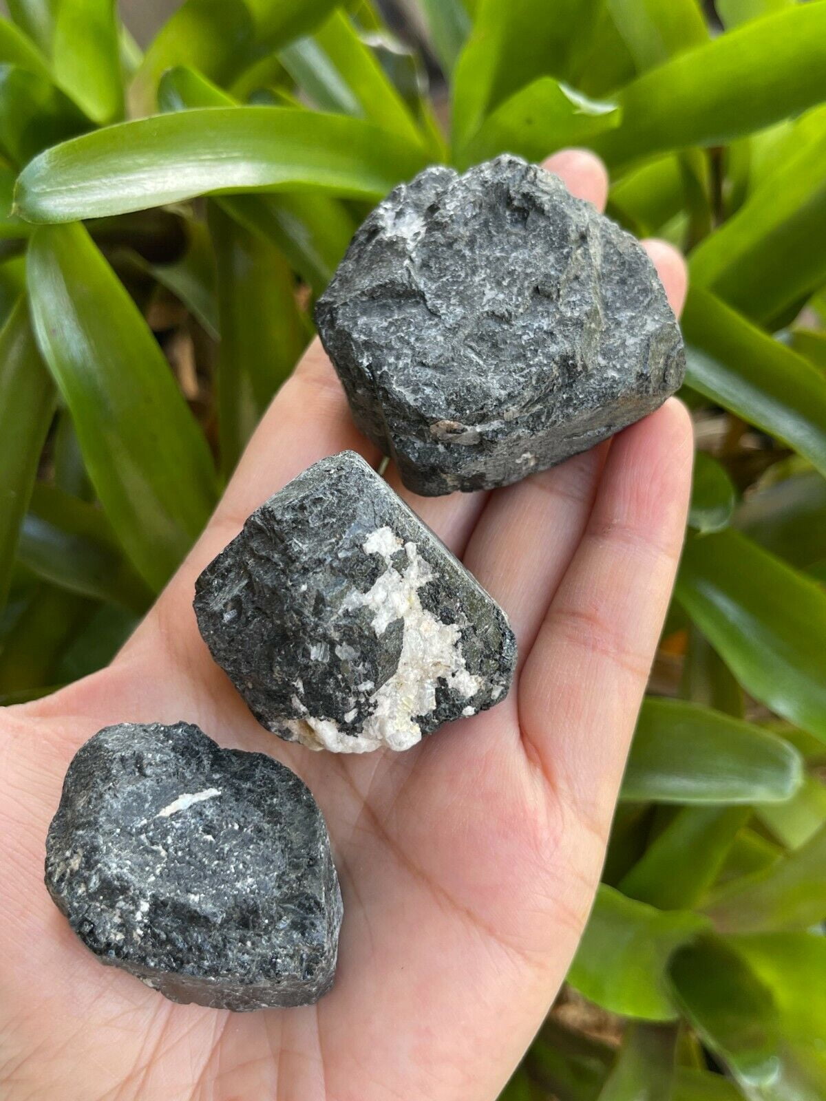 Black Tourmaline Natural Rough Stones, 1.5"-2" Raw Tourmaline - Walmart.com