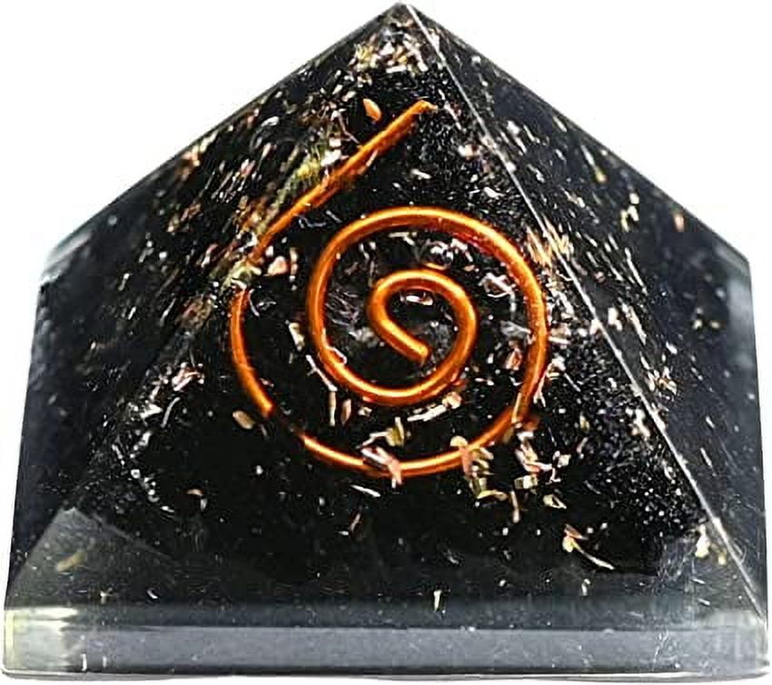 Black TourmalineSmall Orgone Pyramid 35 mm - Walmart.com