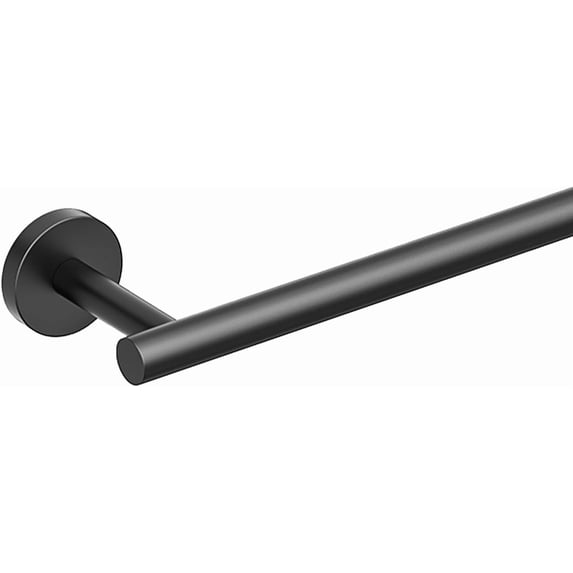 Black Towel Bar for Bathroom Wall, 24 Inch Stainless Towel Racks for ...
