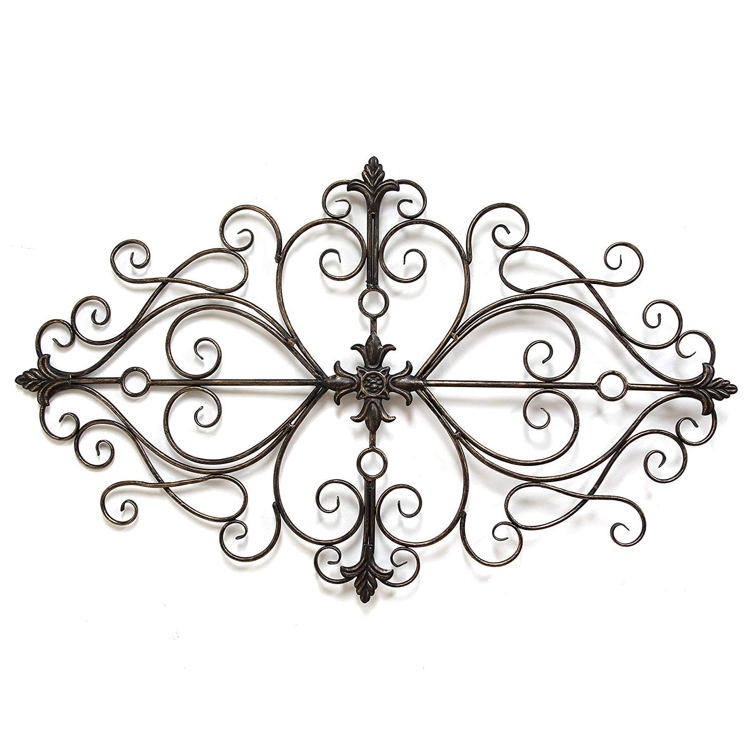 Black Traditional Metal Scroll Wall Decor - Walmart.com