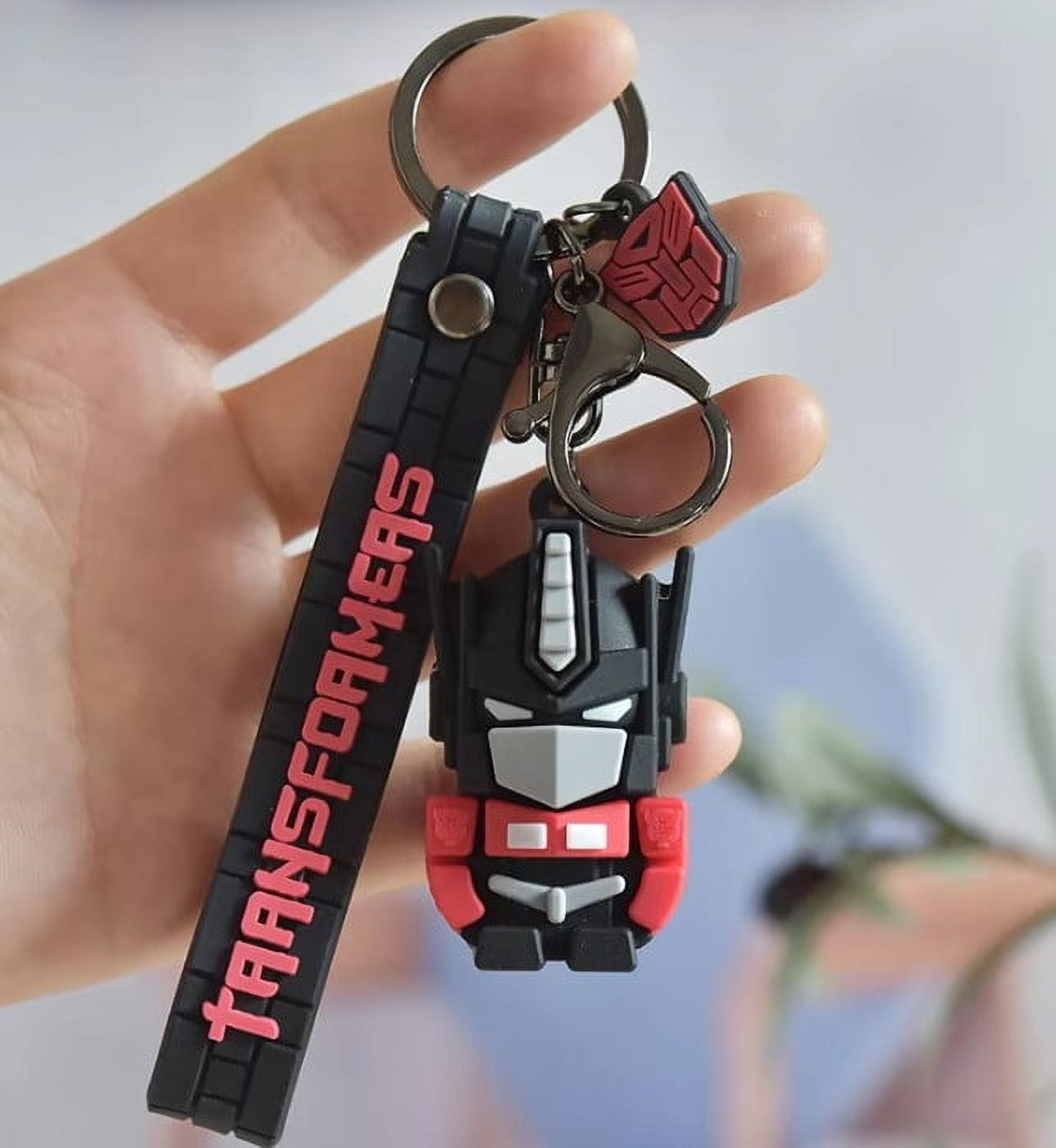 Black Transformer Figure Keychain Keyring with strap, 1 count - Walmart.com