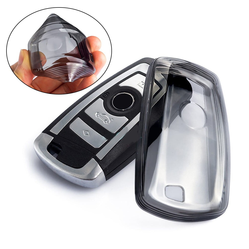Black Transparent Key Fob Case Cover For BMW F22 F30 F31 F34 F10 F11 ...