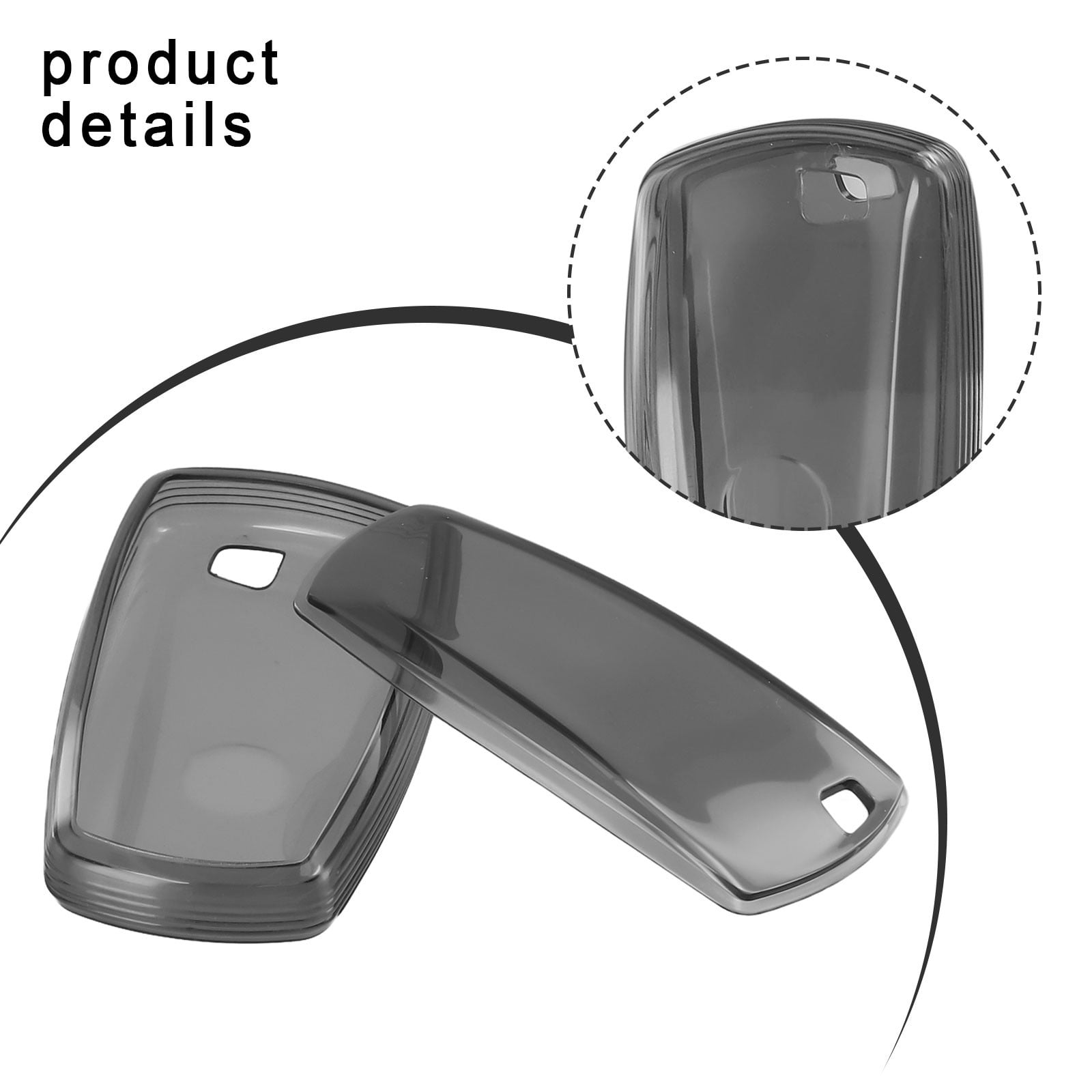 Black Transparent Key Fob Case Cover for Bmw F22 F30 F31 F34 F10 F11 ...