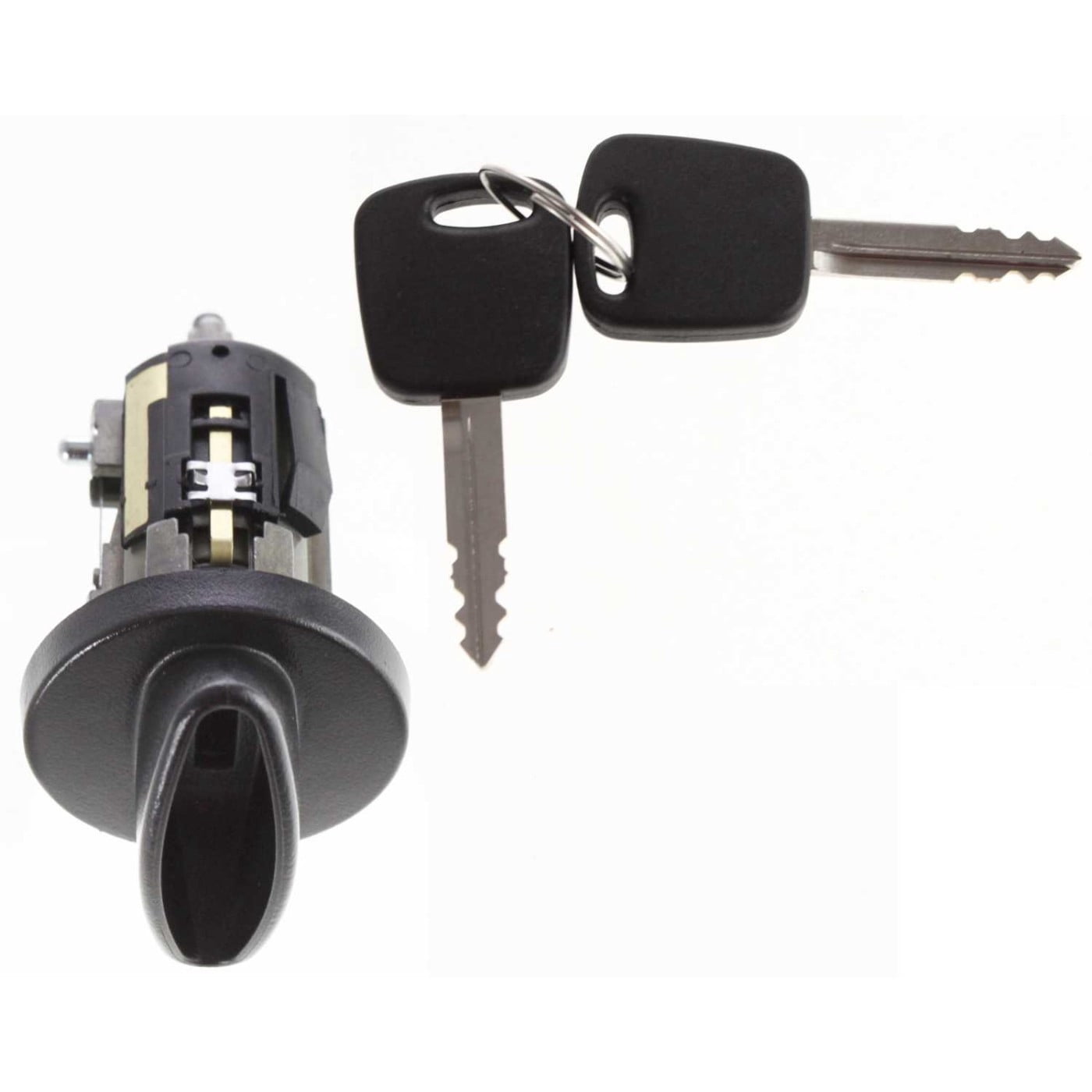 Black Transponder Key Compatible Ignition Lock Cylinder for Ford for ...