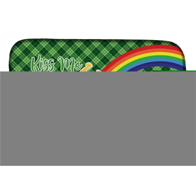 Black Tricolor Basset Hound St. Patricks Day Dish Drying Mat - Walmart.com
