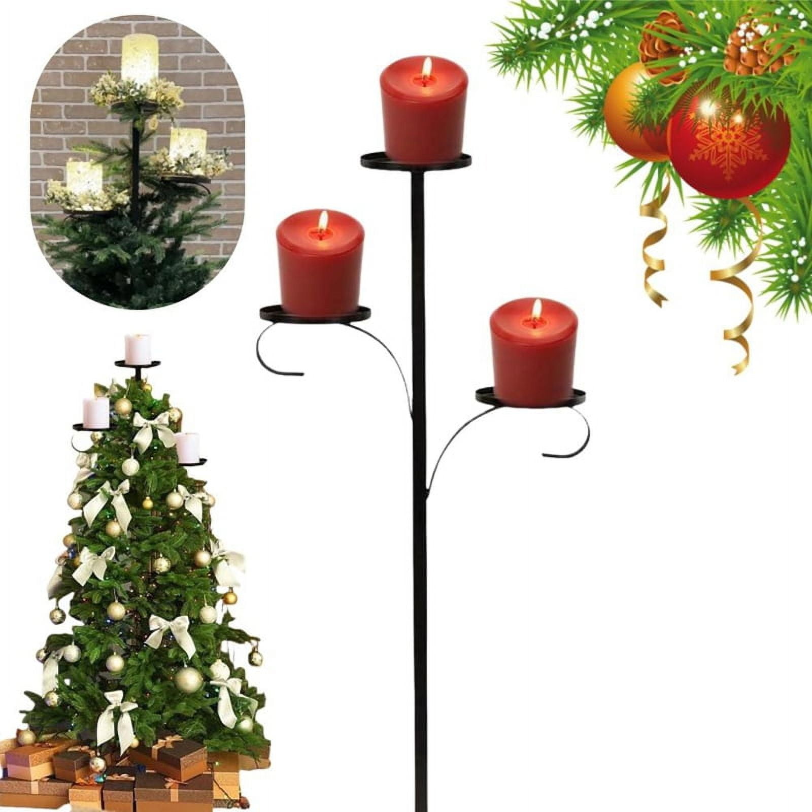 Black TripleTree Toppers, Tree Toppers Candle Holder, Candelabra for ...