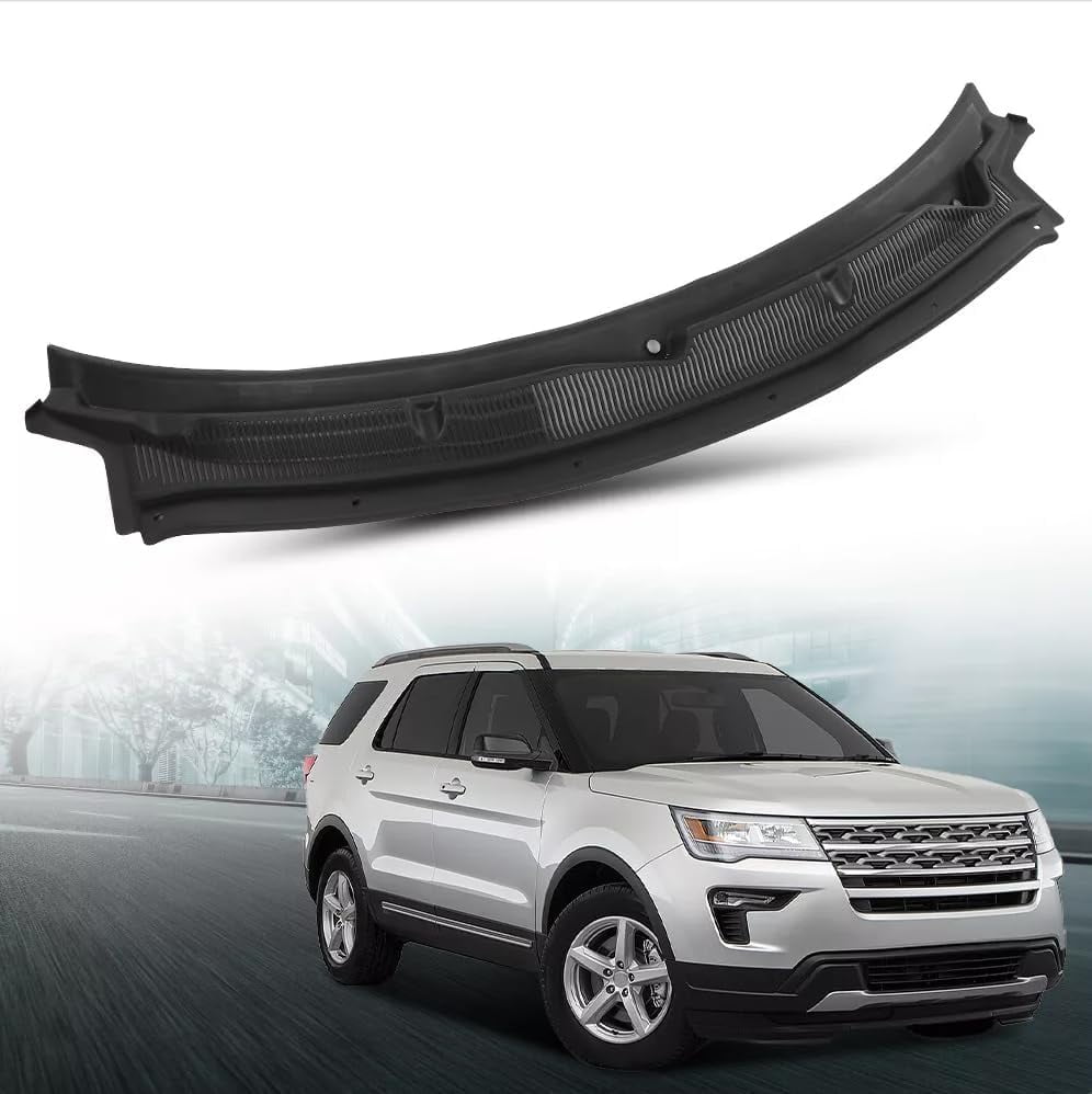 Black Truck Grille Windshield Cowl Top Panel Fit For 2011 2012 2013 ...