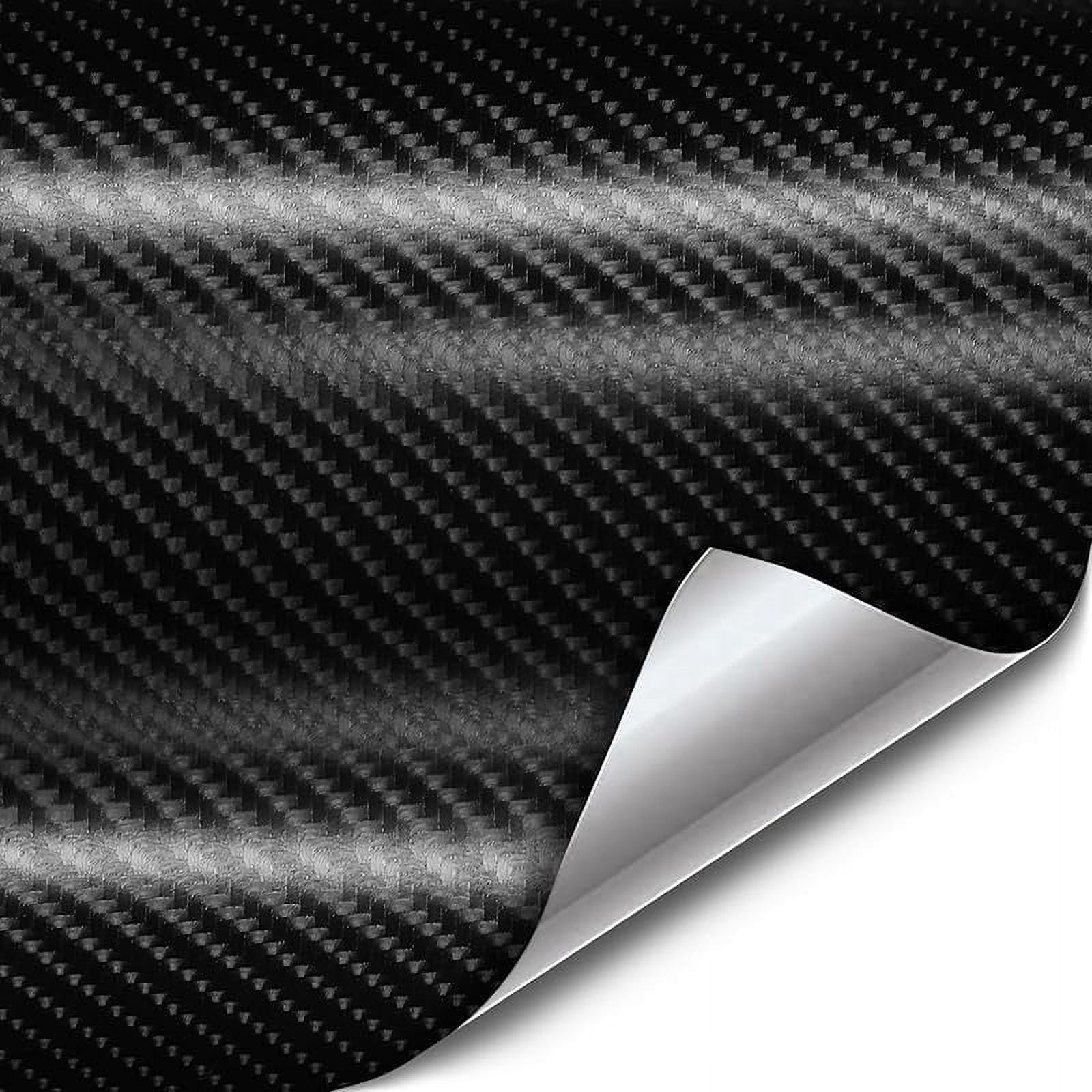 Black True R Carbon Fiber Vinyl Wrap Roll with Air Release Technology ...