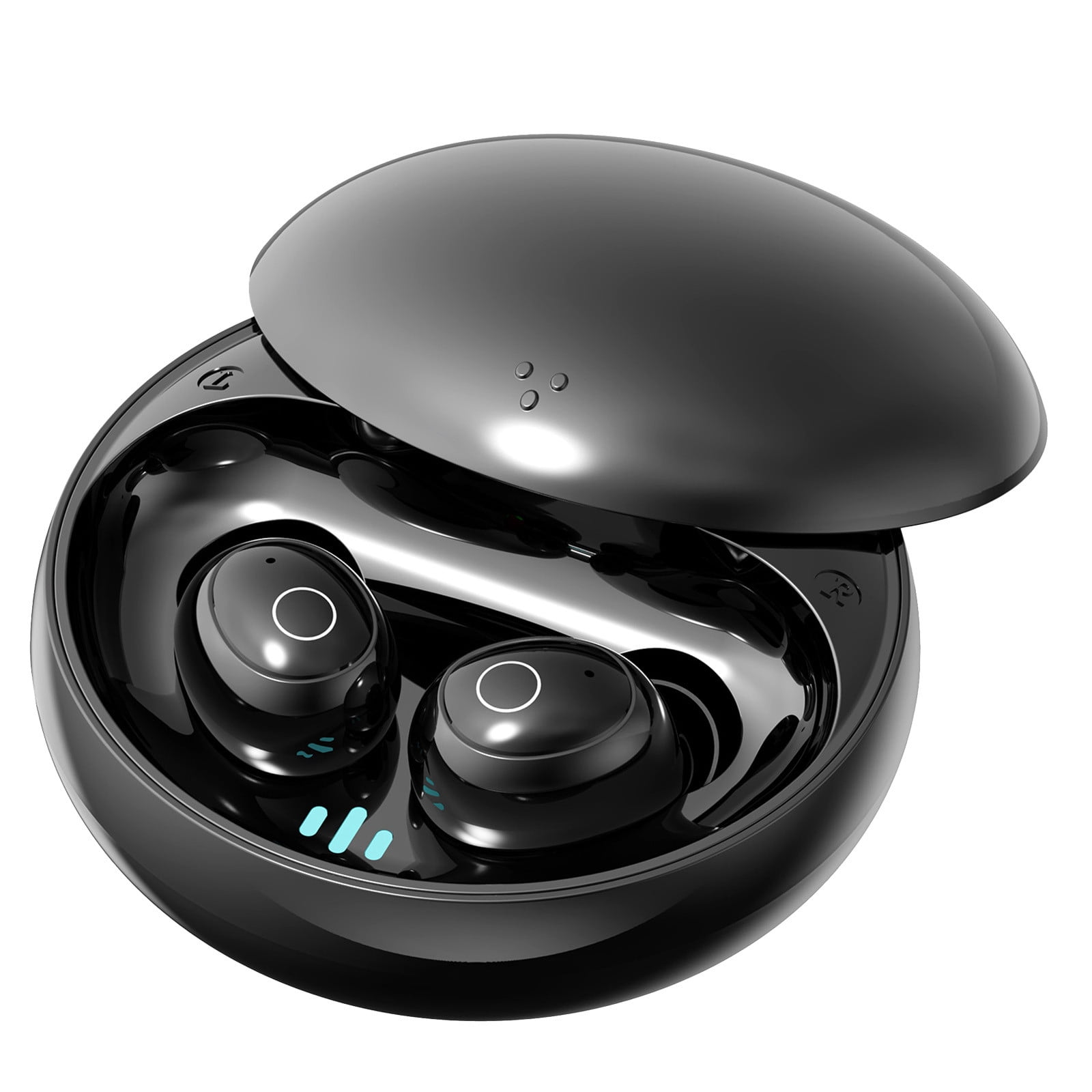 Black True Wireless Mini In Ear Surround Sound Active Noise Reduction ...