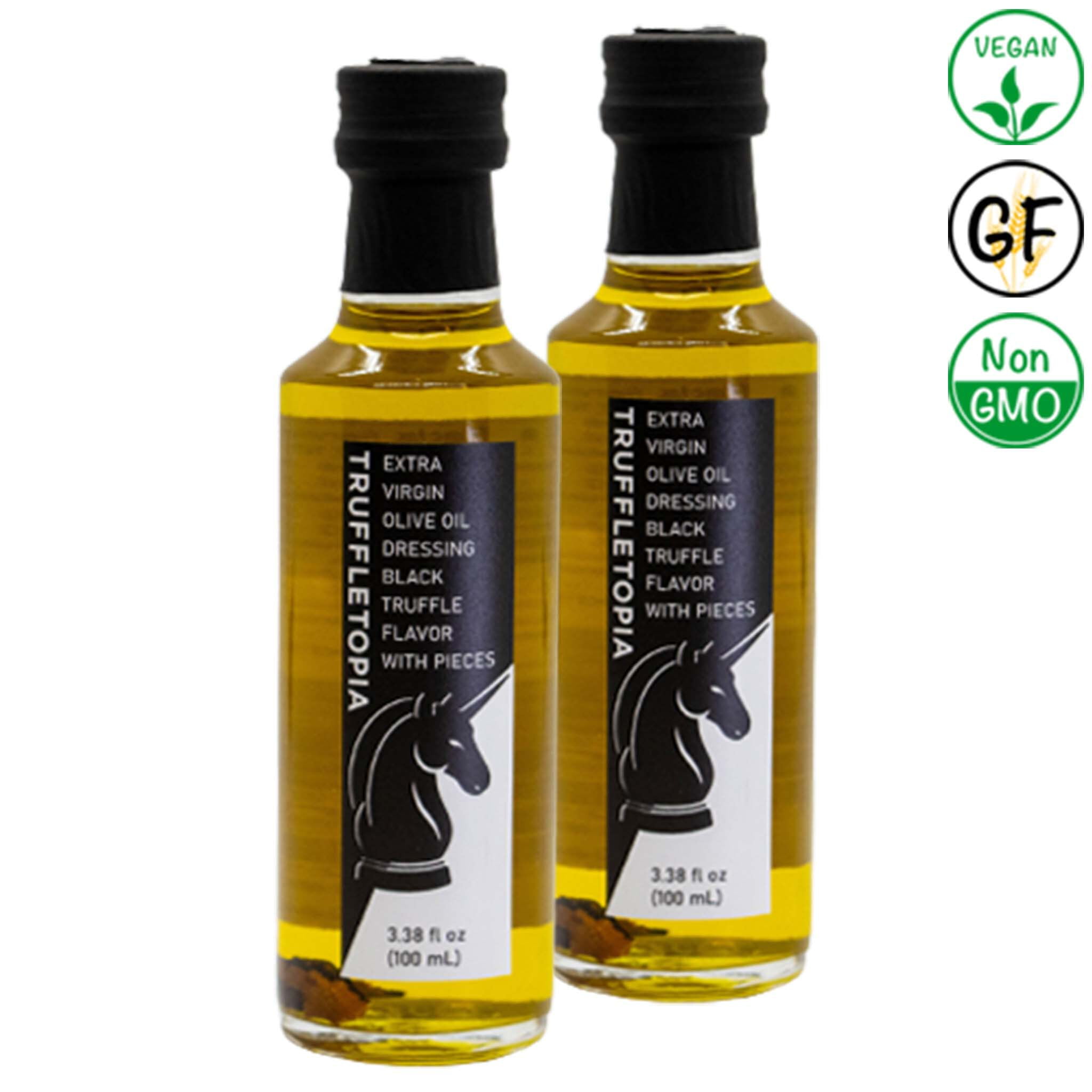 Black Truffle Extra Virgin Olive Oil with Truffle Pieces - Walmart.com