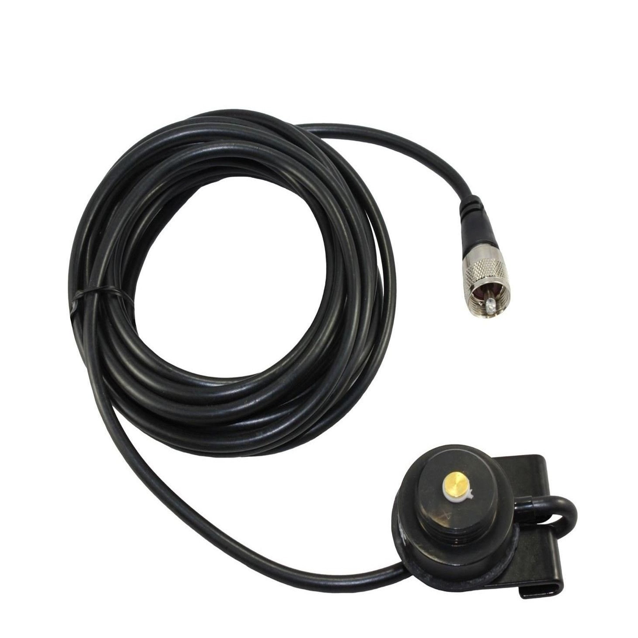 Black Trunk Antenna Mount NMO with PL-259 Connector and 17Ft RG-58 ...