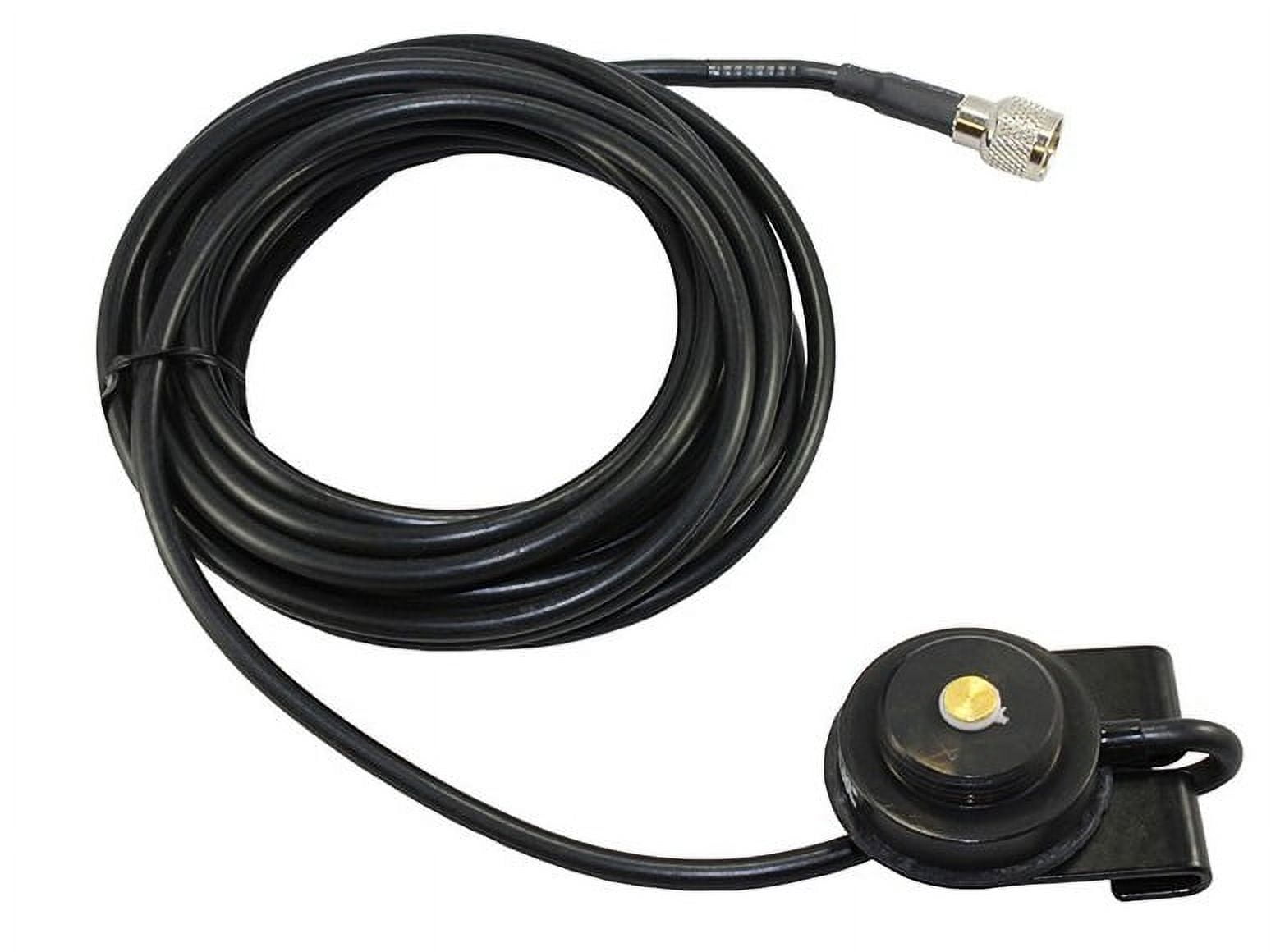 Black Trunk NMO Mobile Radio Antenna Mount With RG58 Coaxial Cable And ...